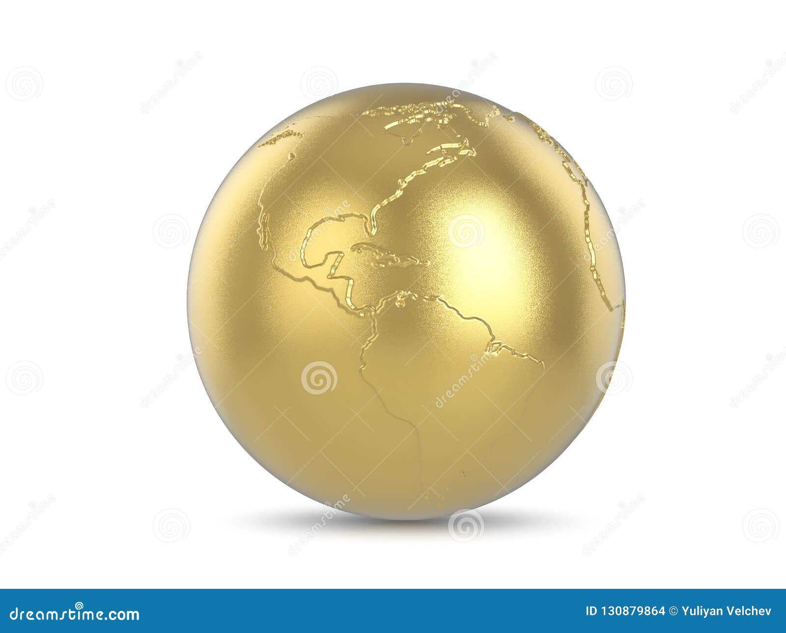 Gold World Map On Gold Gradient Background With Abstract Waves Lines ...