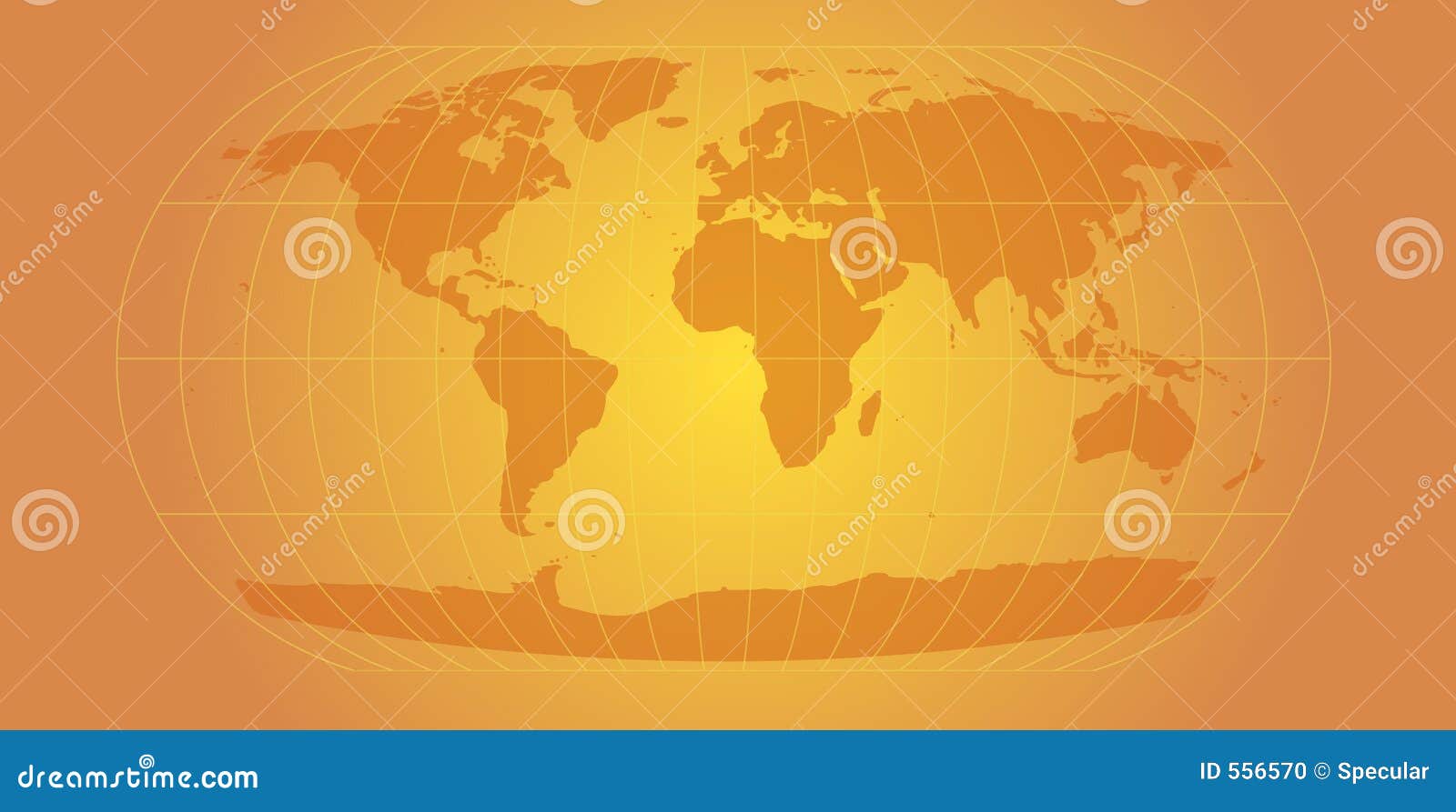 Gold world map stock illustration. Illustration of mapping - 556570