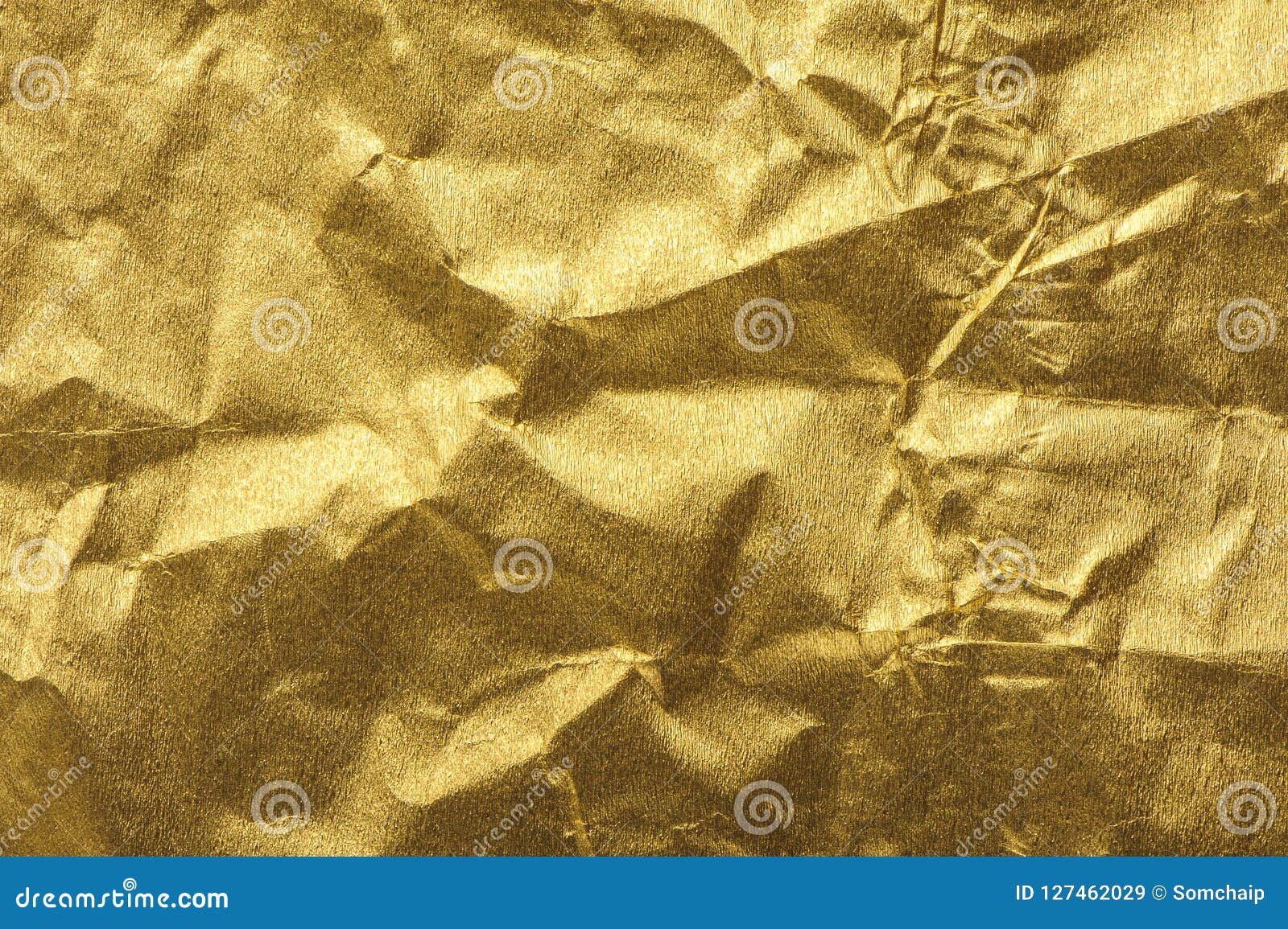 Gold Wrinkled Paper Texture Abstract Background. Gold Paper Texture ...