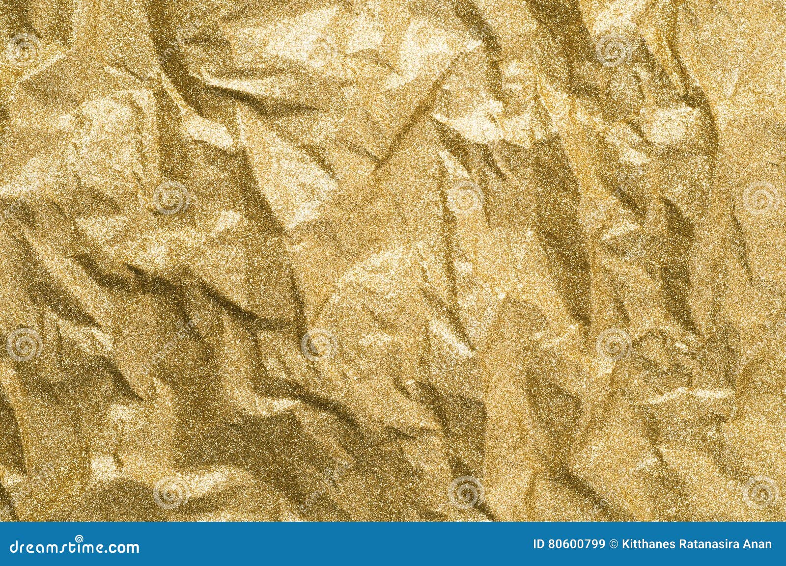 Gold Wrinkled Paper Texture Abstract Background. Gold Paper Texture ...