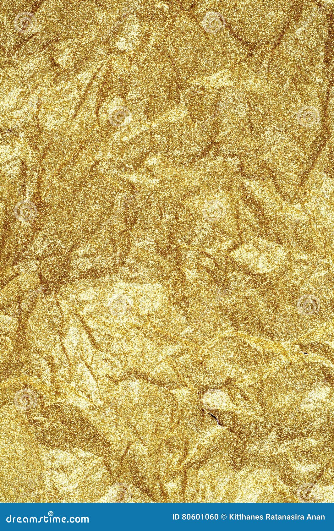 Gold Wrinkled Paper Texture Abstract Background Stock Photo - Image of ...