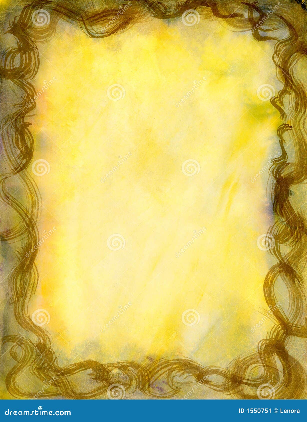Gold And Yellow Border And Background Royalty-Free Stock Photo ...