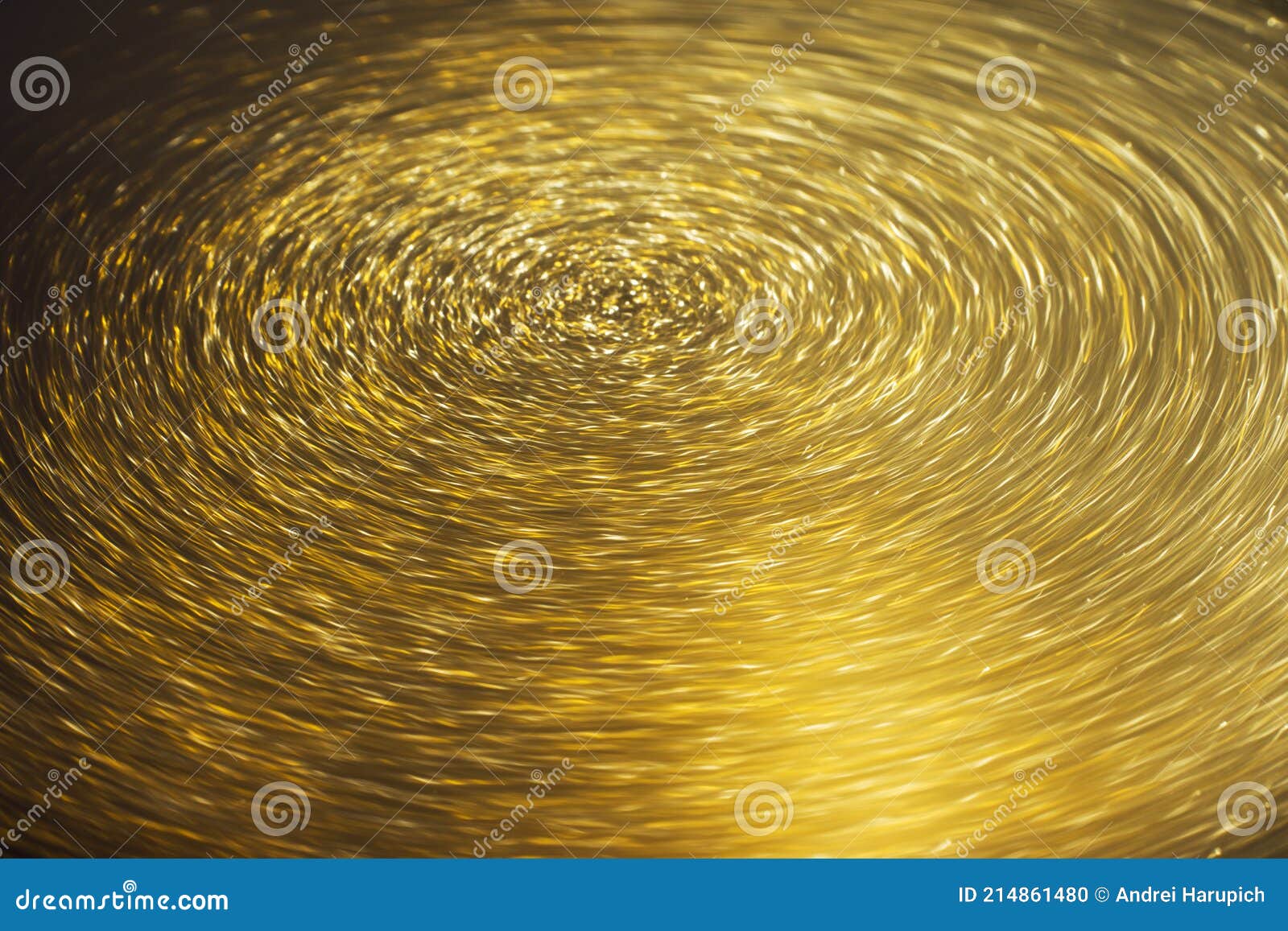 Gold Particle Disc of Light Stock Photo - Image of rotation, rings ...