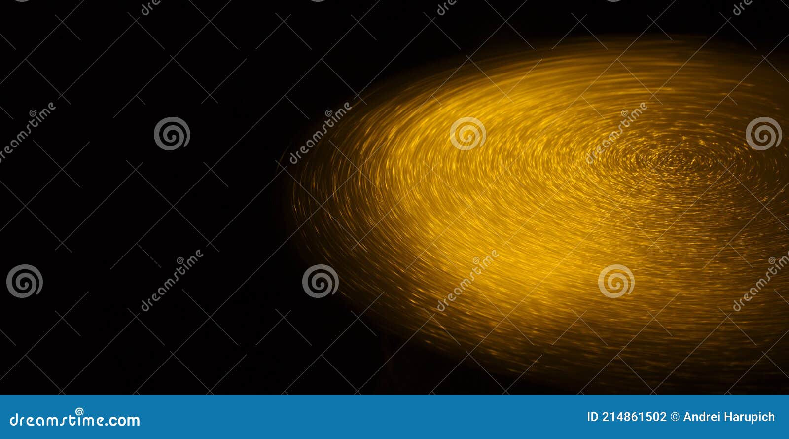 Gold Particle Disc of Light Stock Photo - Image of gold, disk: 214861502
