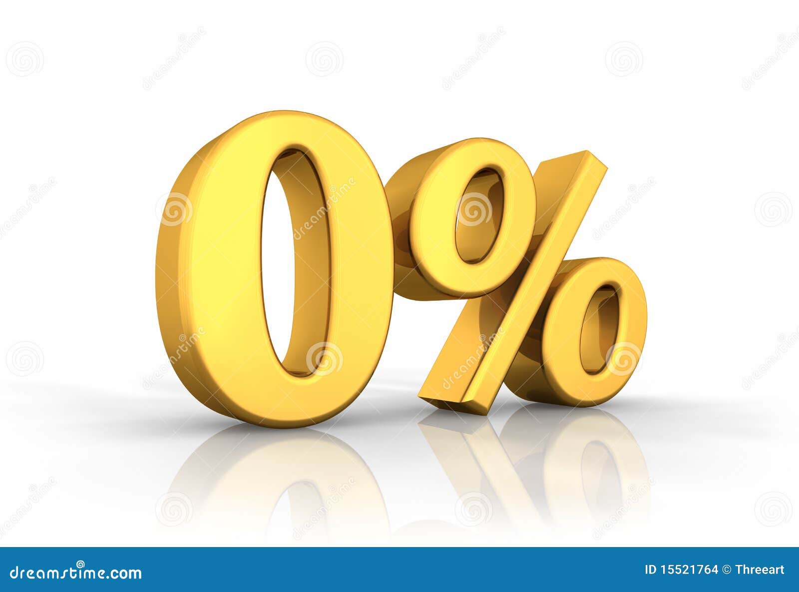 Gold Zero Percent Royalty-Free Stock Image | CartoonDealer.com #96734296