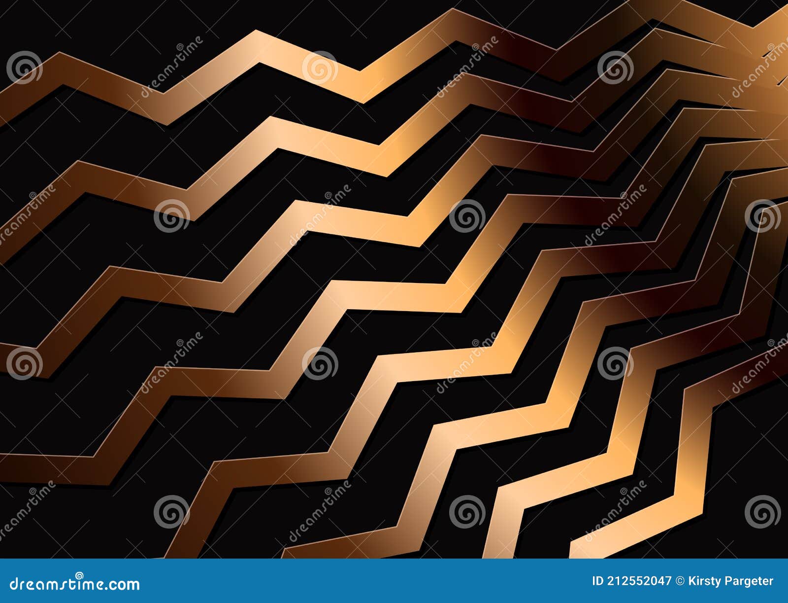 Gold Zig Zag Background Cartoon Vector | CartoonDealer.com #212552047