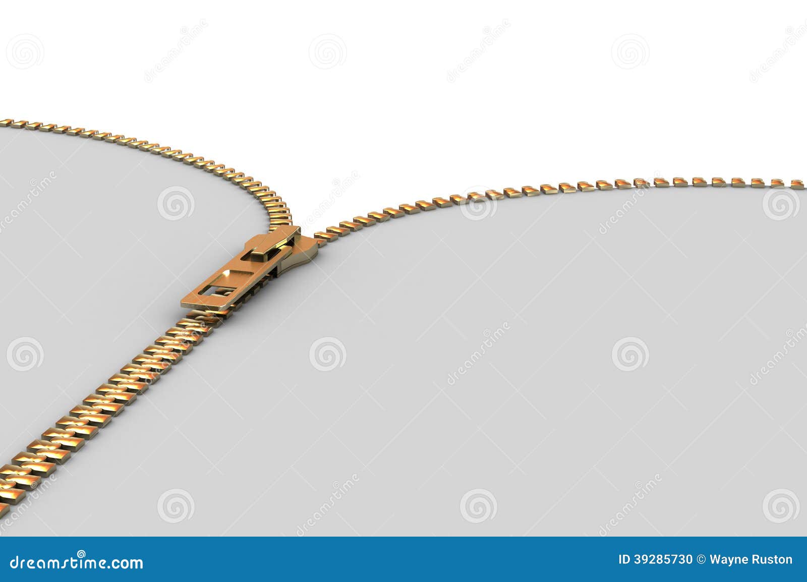 Gold Zipper stock illustration. Illustration of join - 39285730