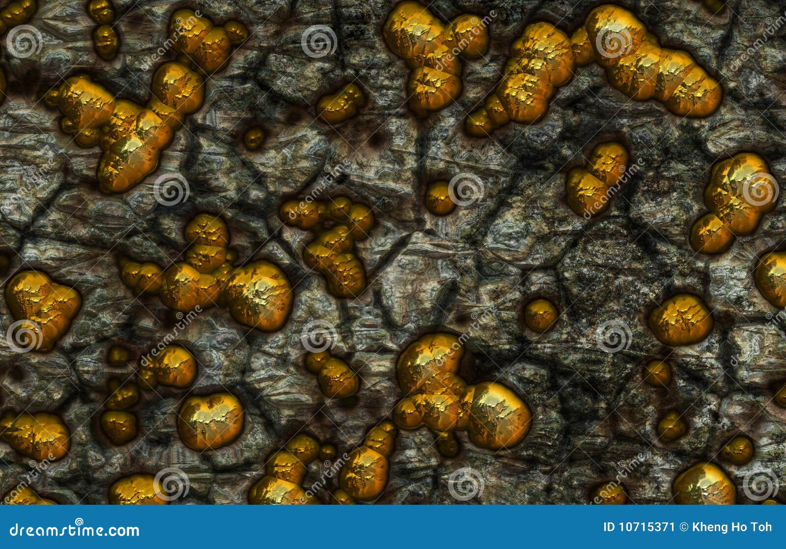 Goldader stock abbildung. Illustration von grube, adern - 10715371