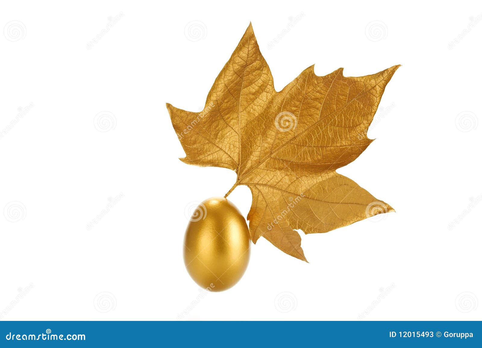 Goldblatt stockbild. Bild von hell, ader, jahreszeit - 12015493