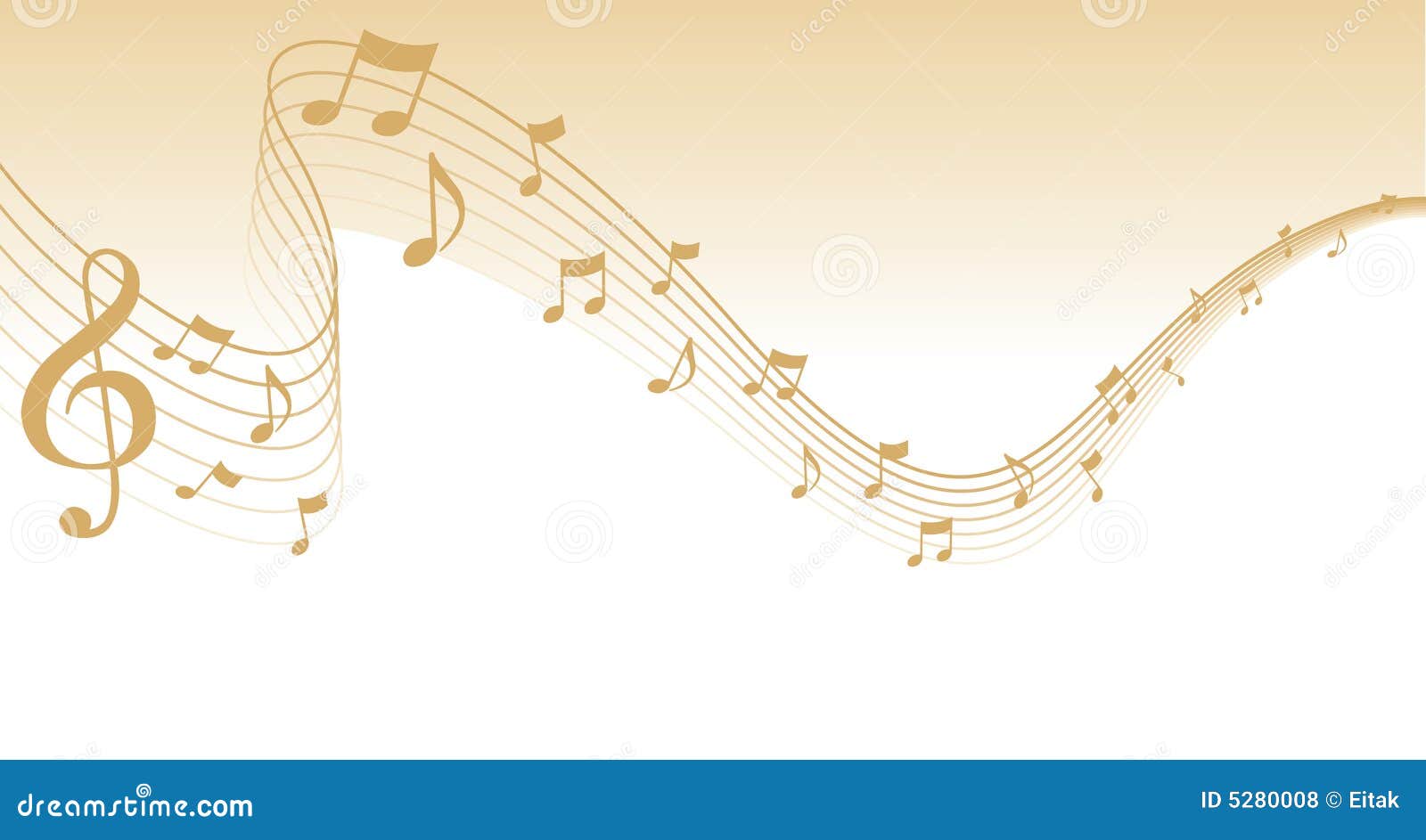 Goldblatt-Musik-Seiten-Rand Vektor Abbildung - Illustration von zeile ...