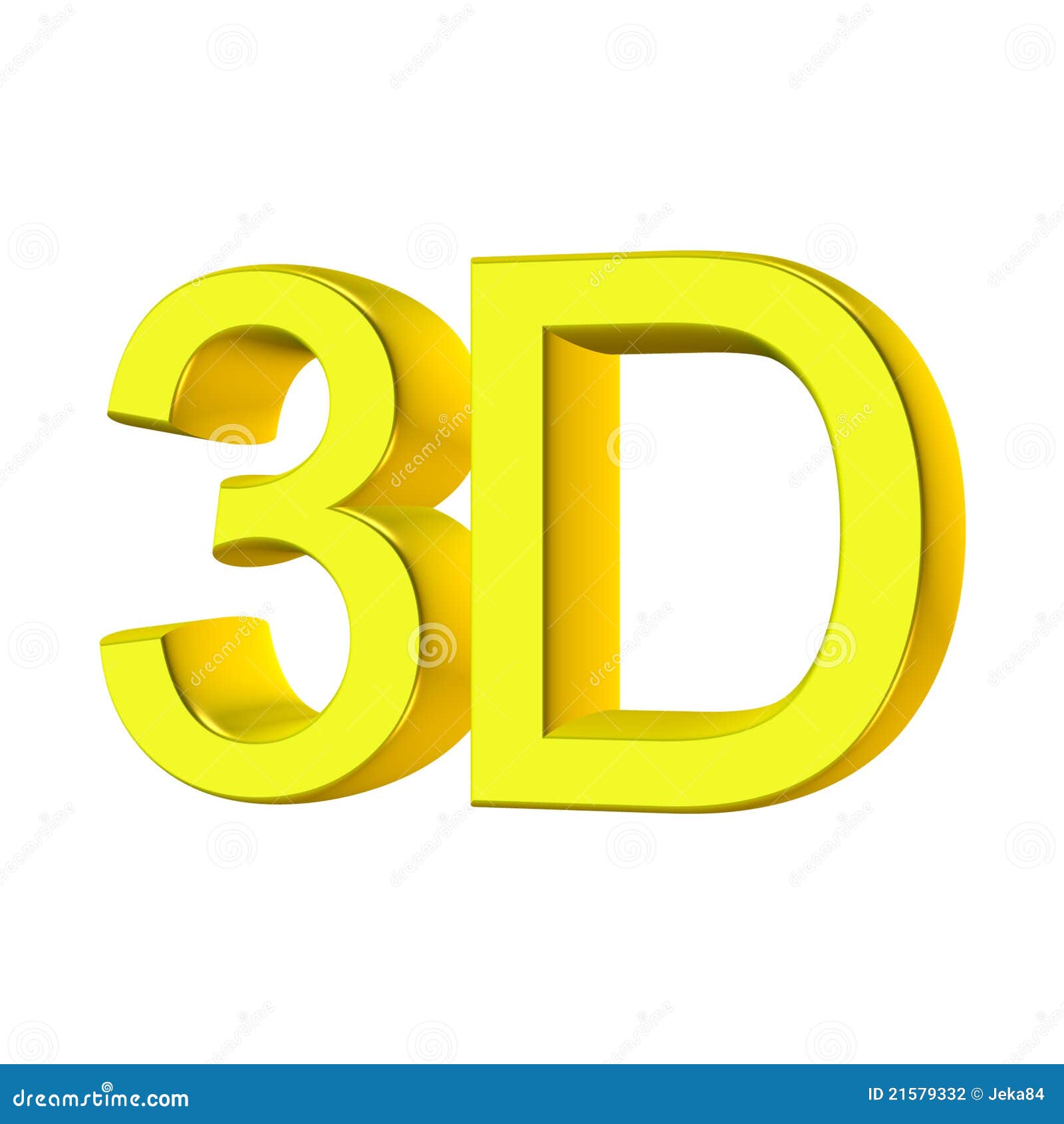 Golden 3d stock illustration. Illustration of isolated - 21579332