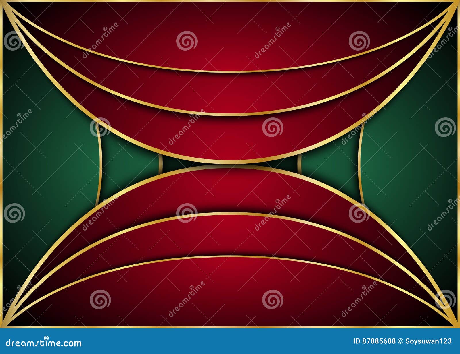 Golden Abstract Background. Blank for Message. Stock Vector ...