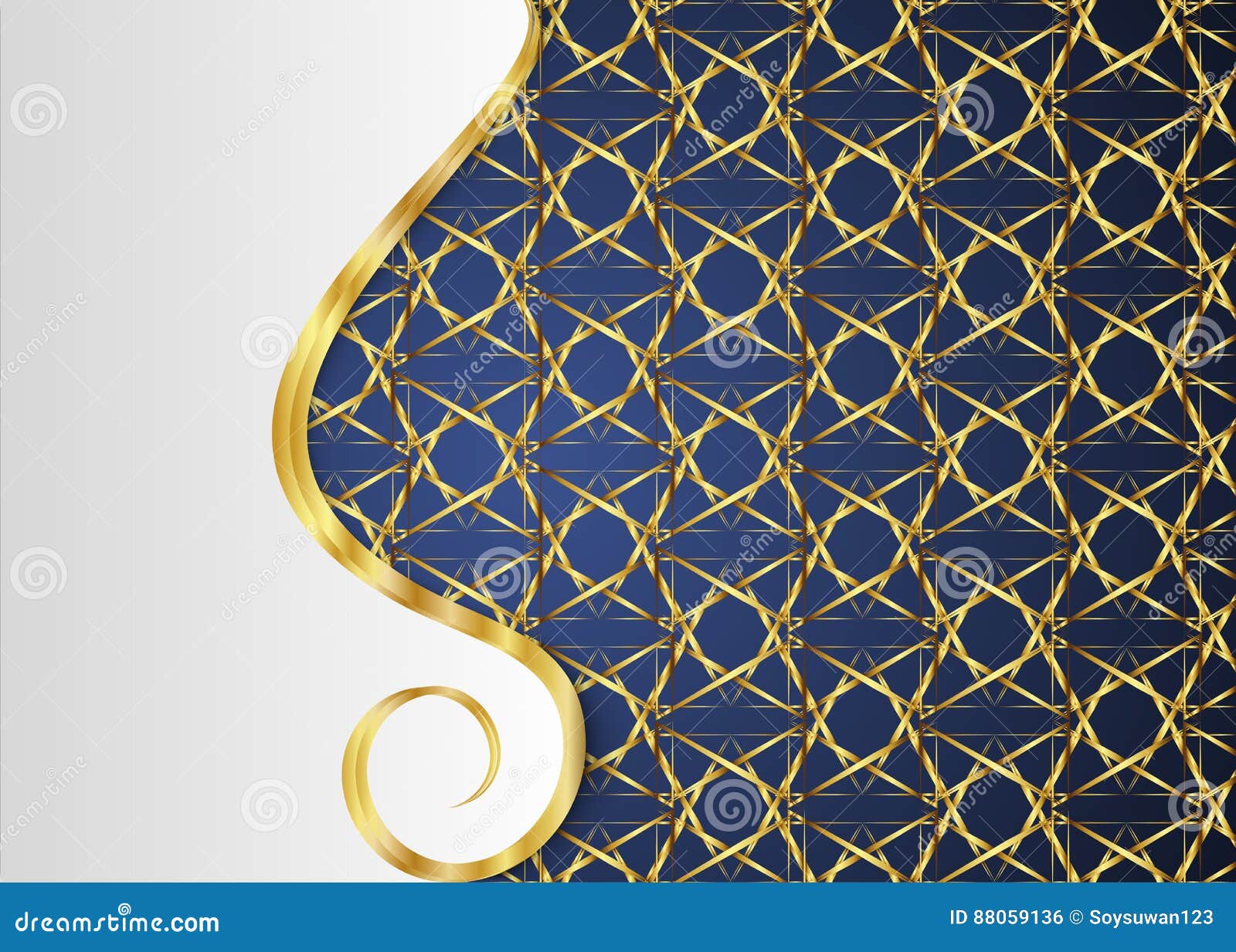 Golden Abstract Background. Blank for Message. Stock Vector ...