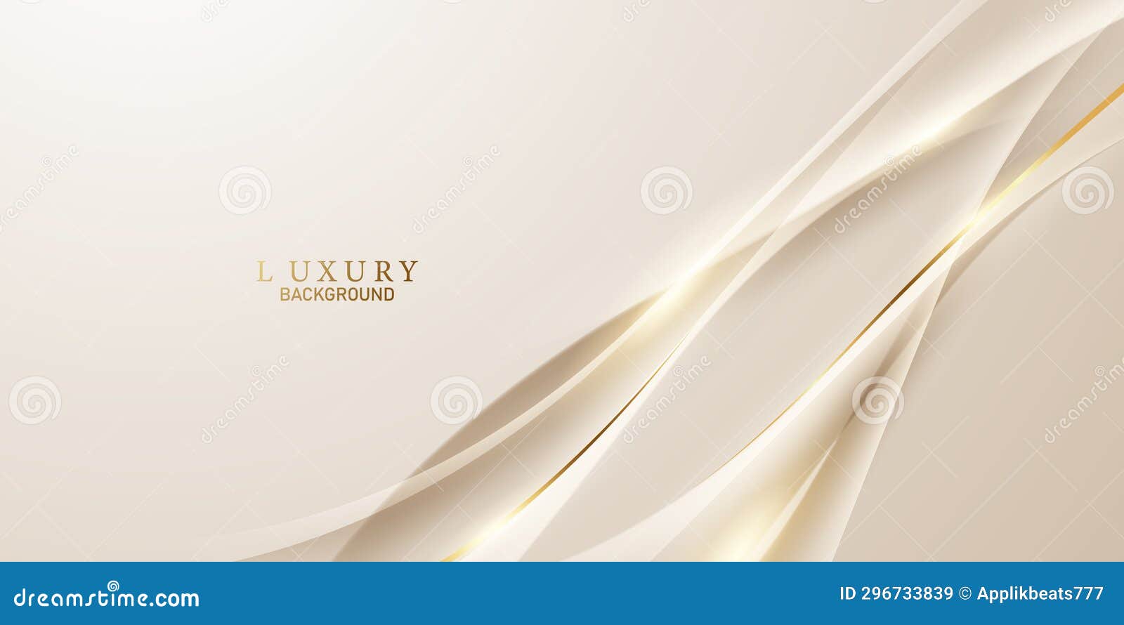Golden Abstract Background with Luxury Golden Lines Vector Illustration ...