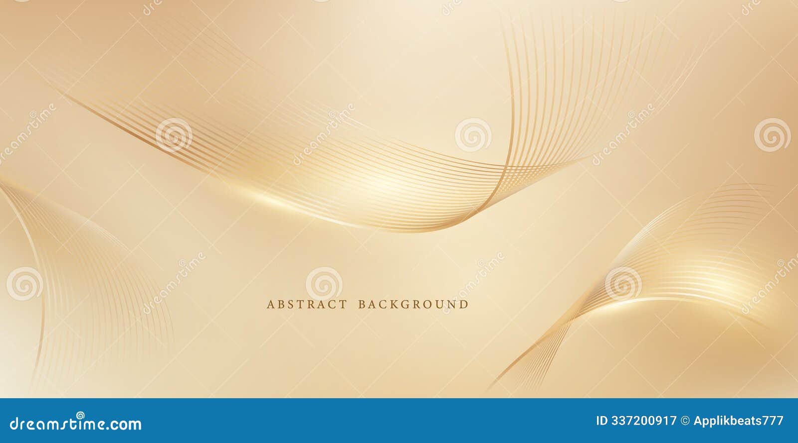 Golden Abstract Background with Luxury Vector Illustration Stock Vector ...