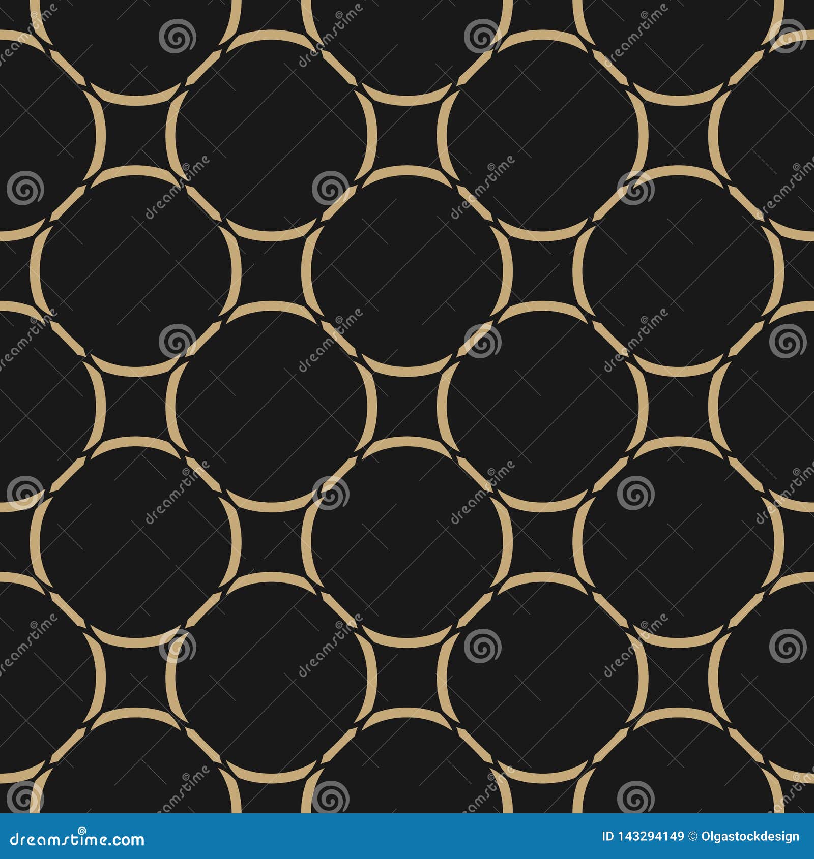 Golden Abstract Seamless Pattern. Subtle Gold and Black Texture with ...