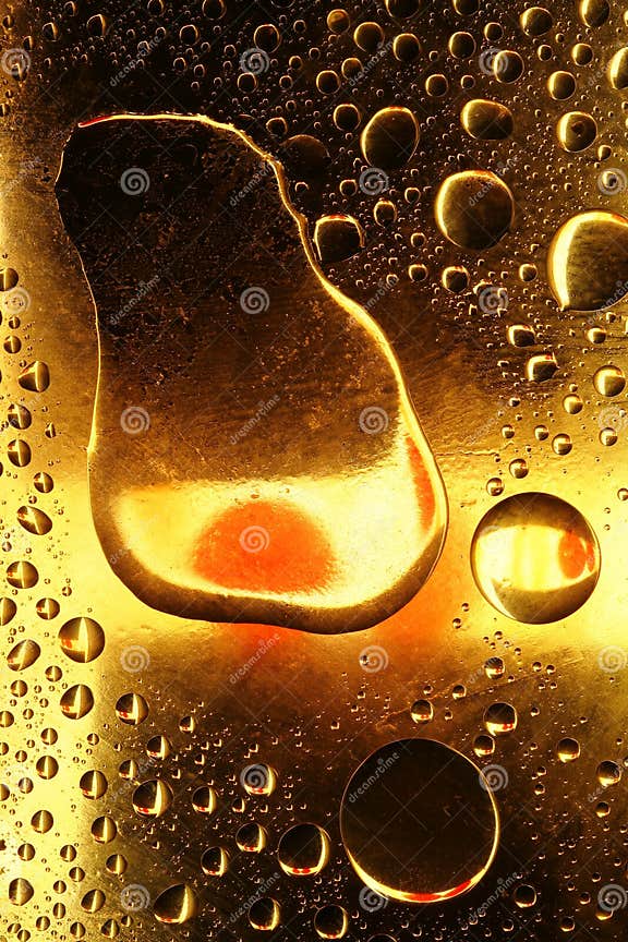 Golden Amber Drops stock photo. Image of drop, amber, moisture - 4683894