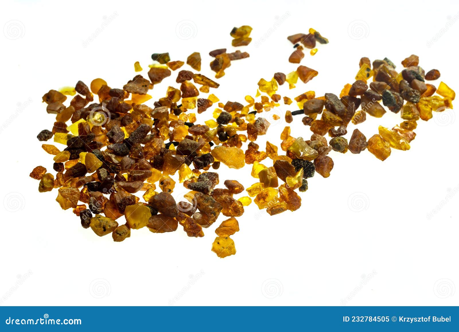 Golden Amber on a White Isolated Background Stock Image - Image of ...