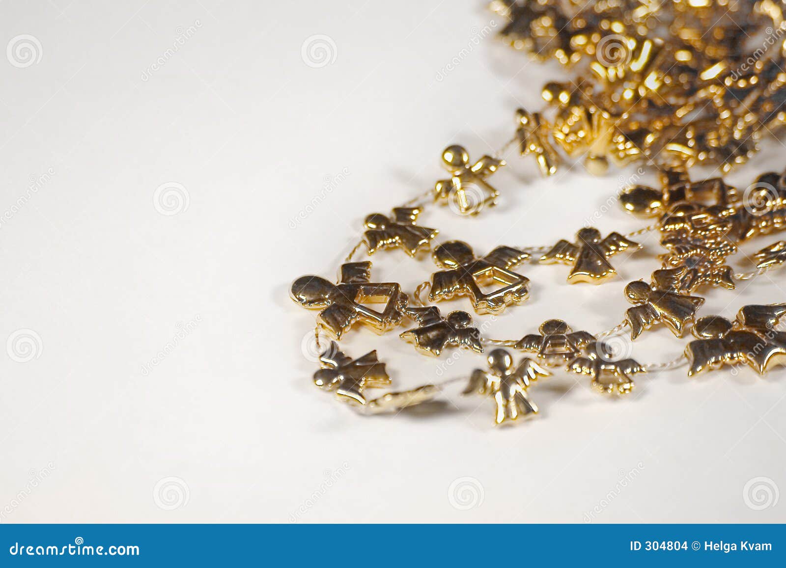 Golden angel chain stock photo. Image of golden, chain - 304804