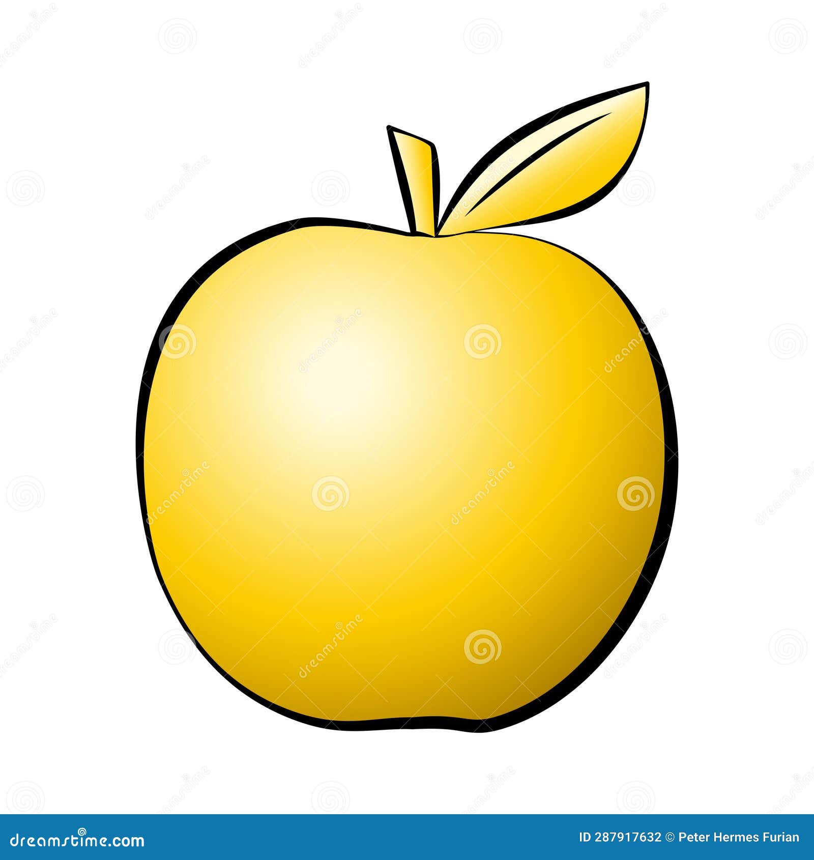 Golden Apple, Element and Symbol in Folk Legends and Fairy Tales Stock ...