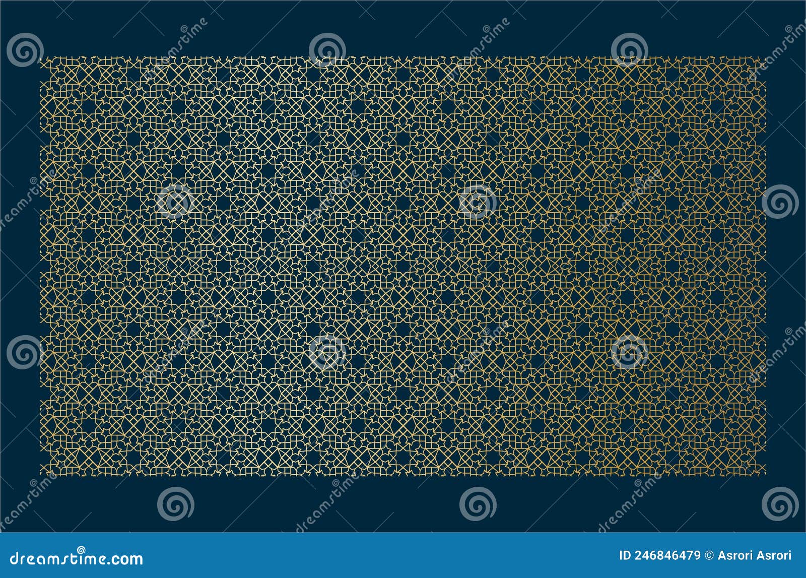 Golden arabic pattern. stock image. Image of gold, pattern - 246846479