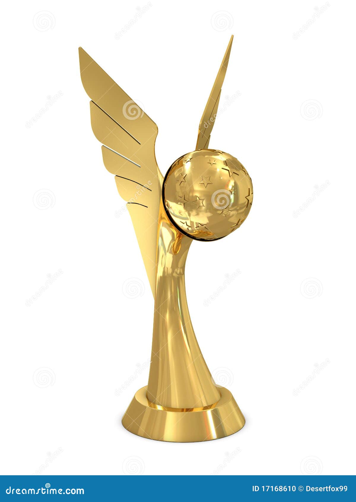 Golden Award Or Distinction As Token Of Recognition Of Excellence ...