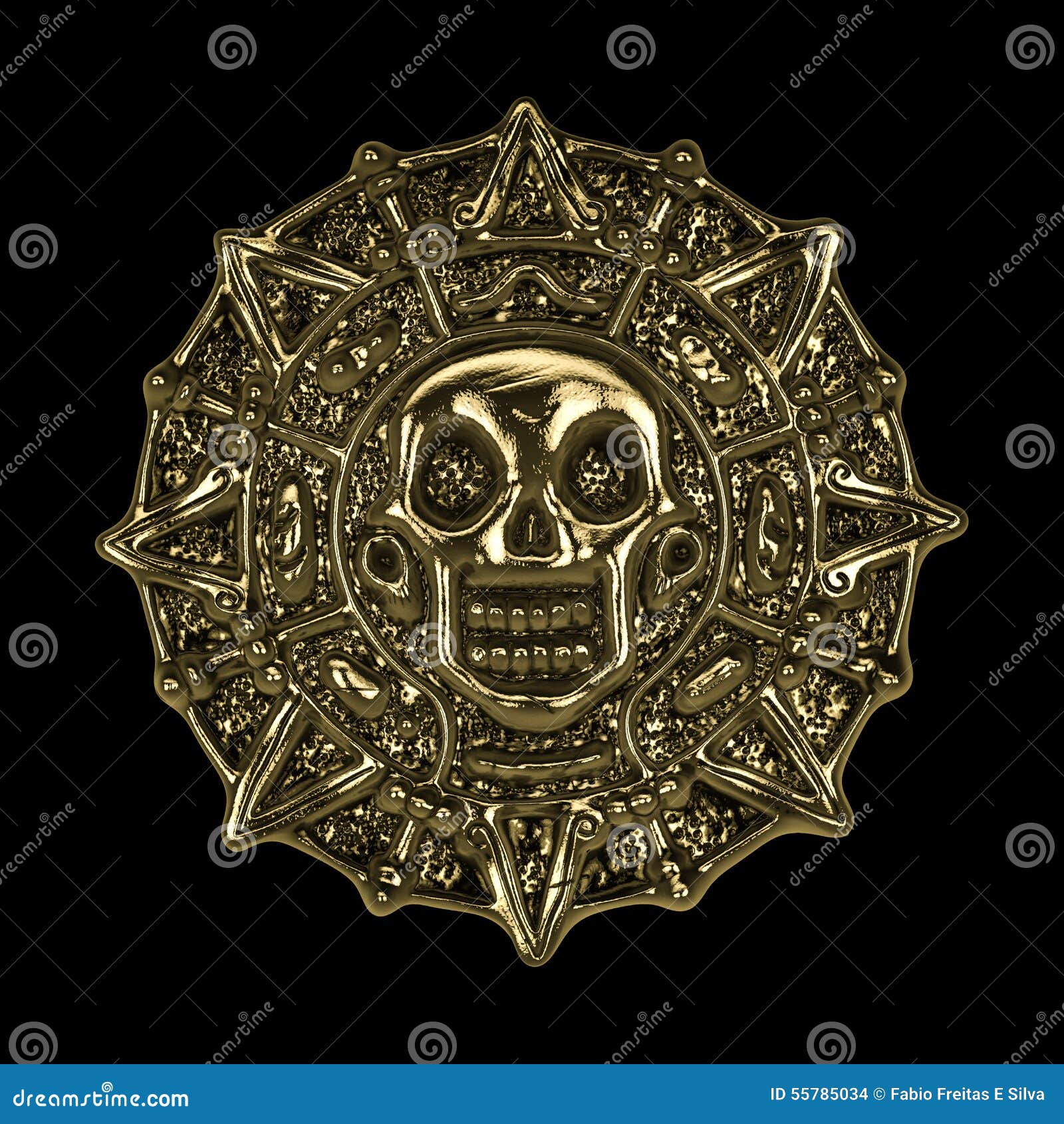 Pirate Culture Symbols Icons Set, Cartoon Style Vector Illustration ...