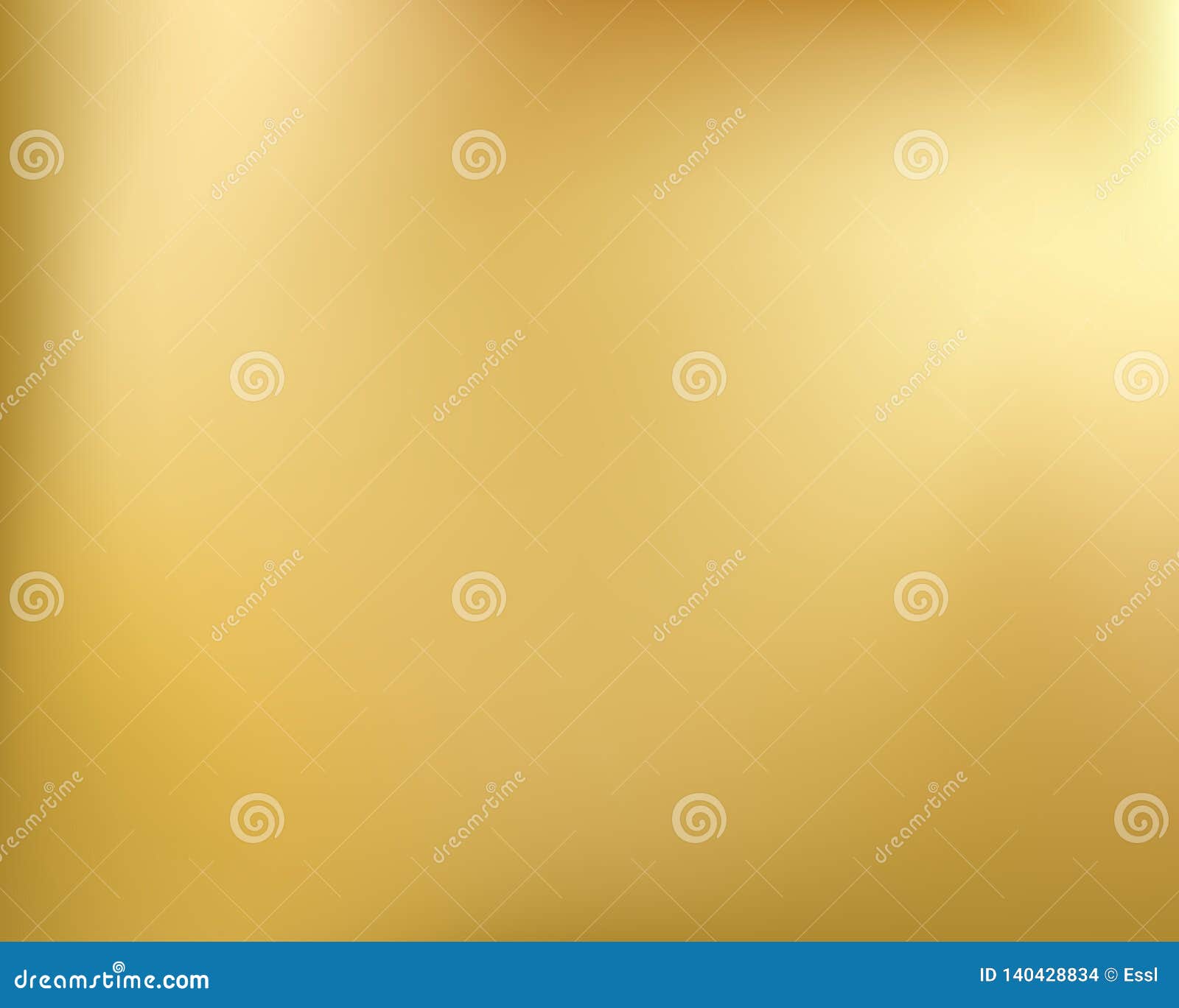 Golden Background. Abstract Light Gold Metal Gradient Stock Vector ...