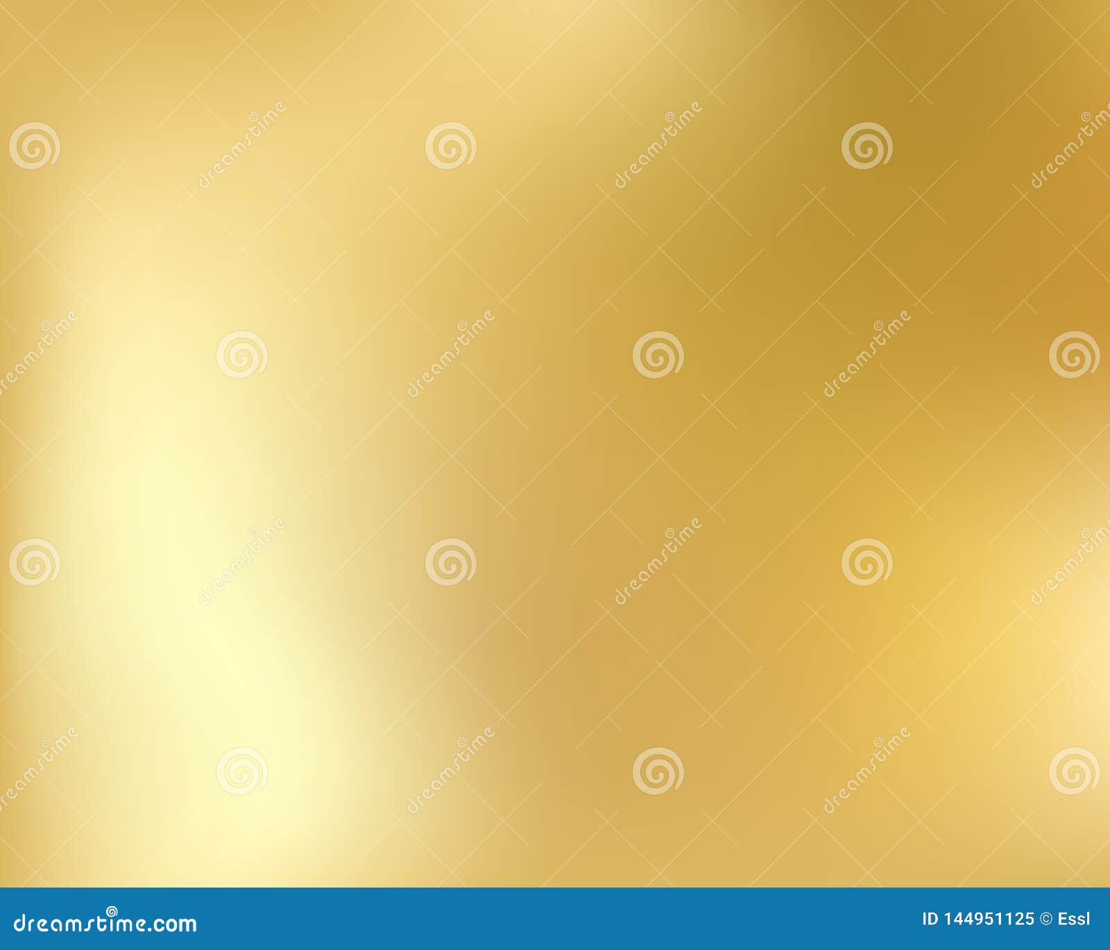 Golden Background. Abstract Light Gold Metal Gradient Stock Vector ...