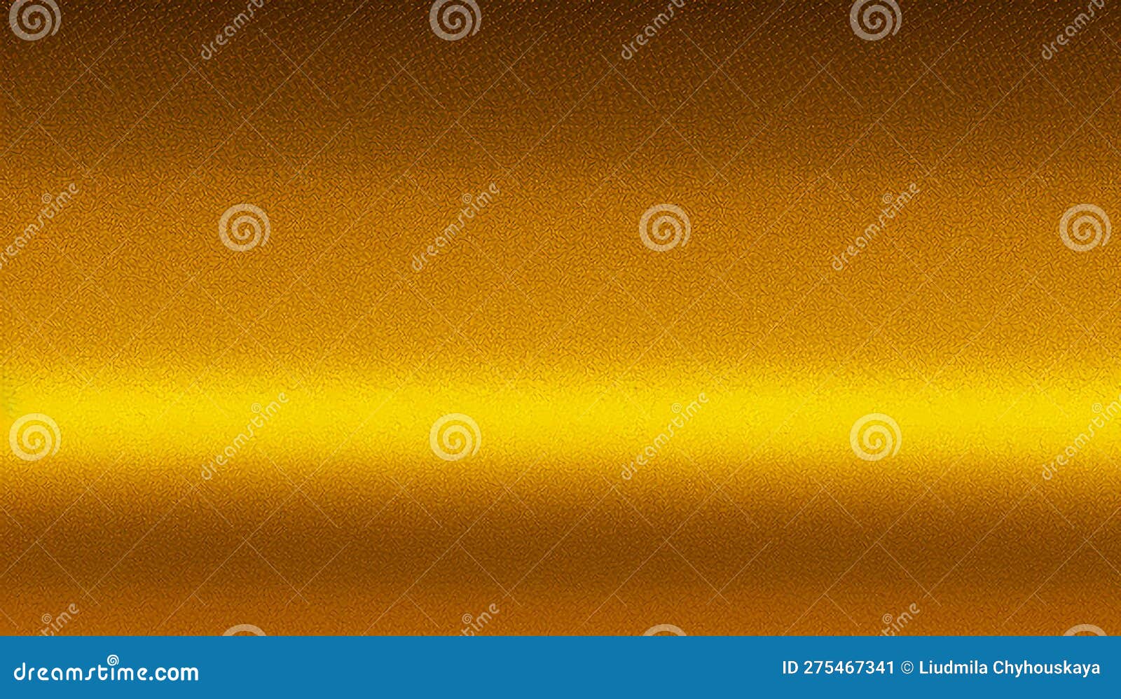 Golden Background with Horizontal Gradient. Yellow Background with a ...