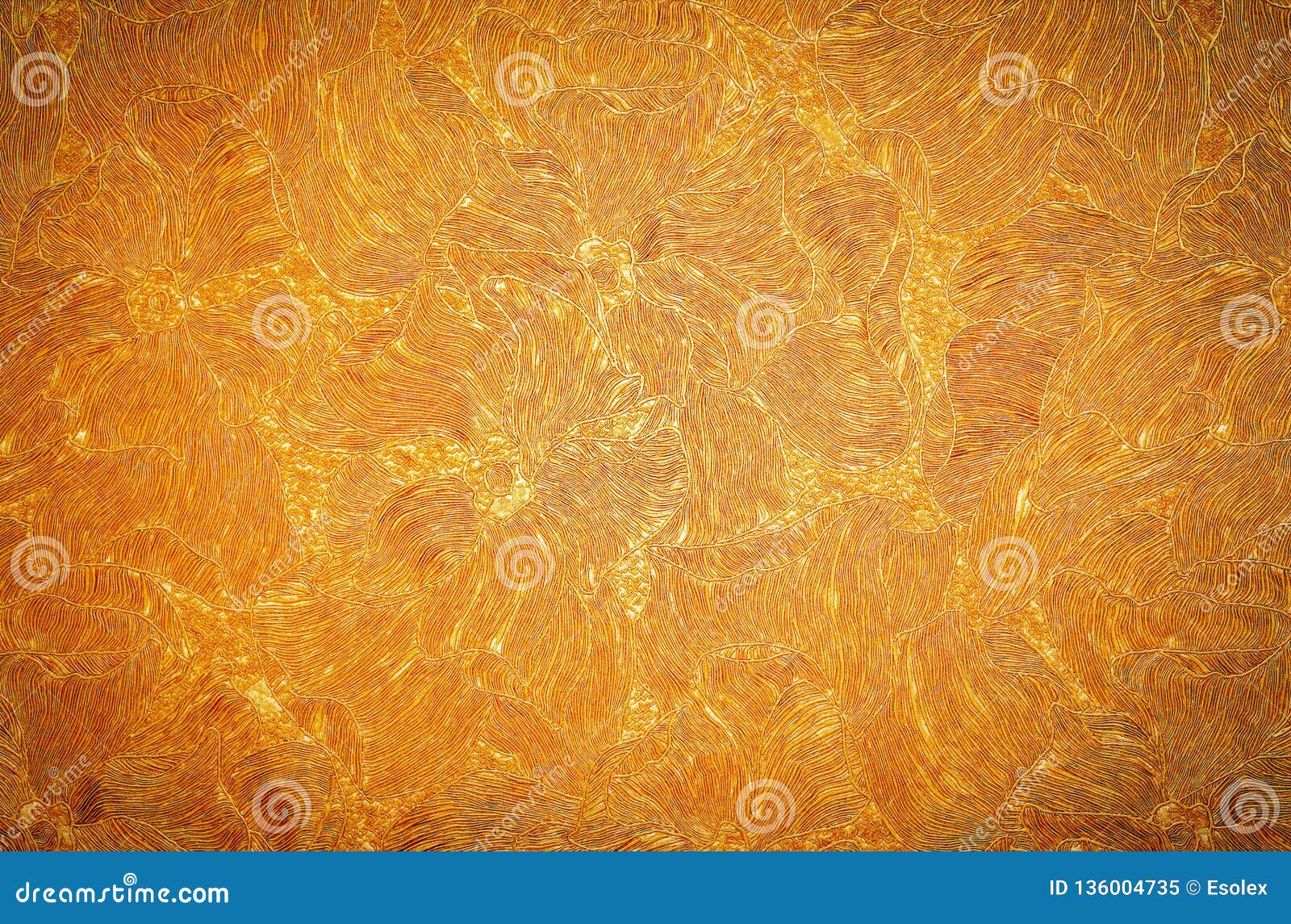 Golden Background or Texture. Wallpaper on the Wall Stock Image - Image ...