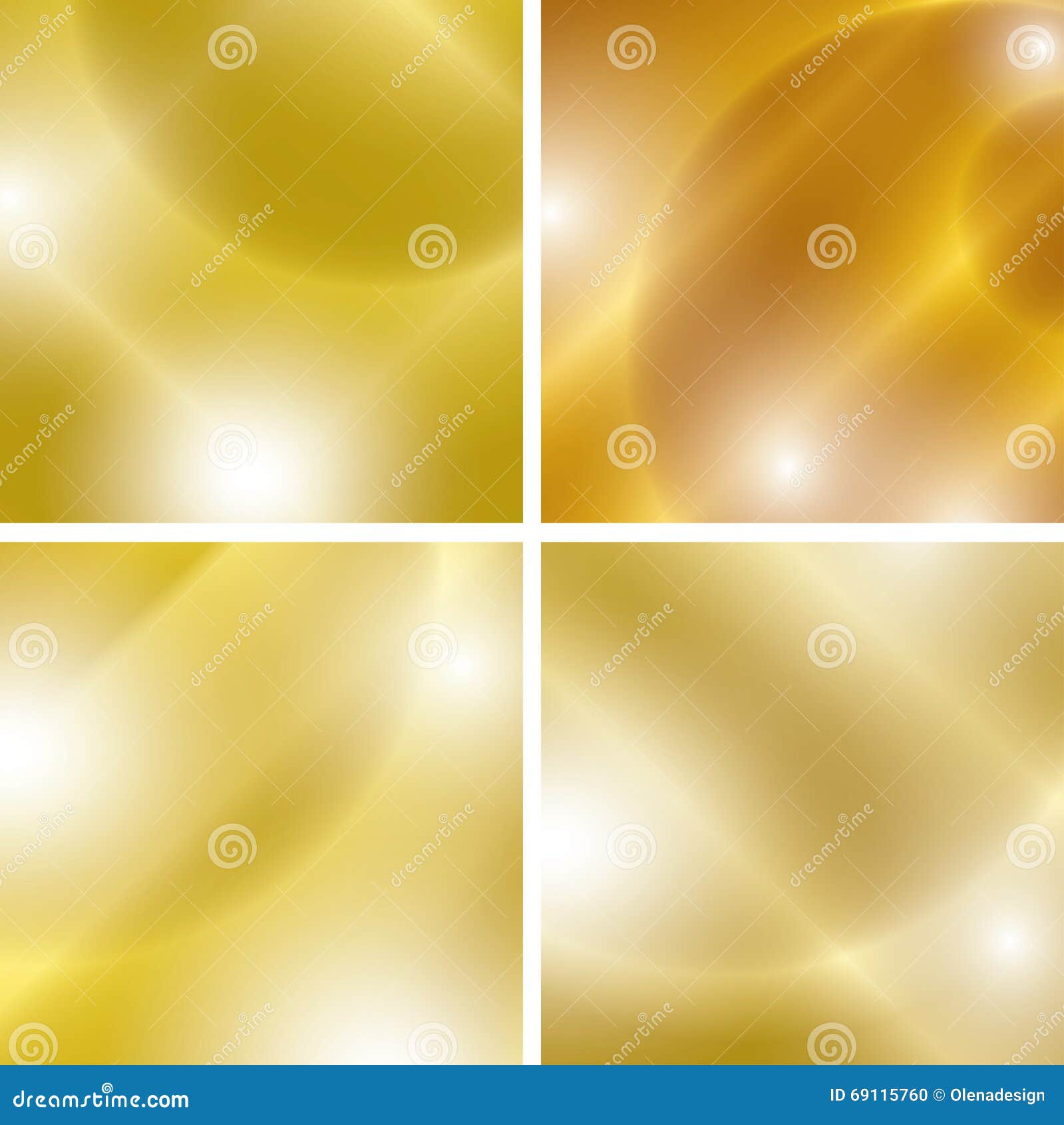 Golden Vector Backgrounds With Light Abstractions - Set | CartoonDealer ...