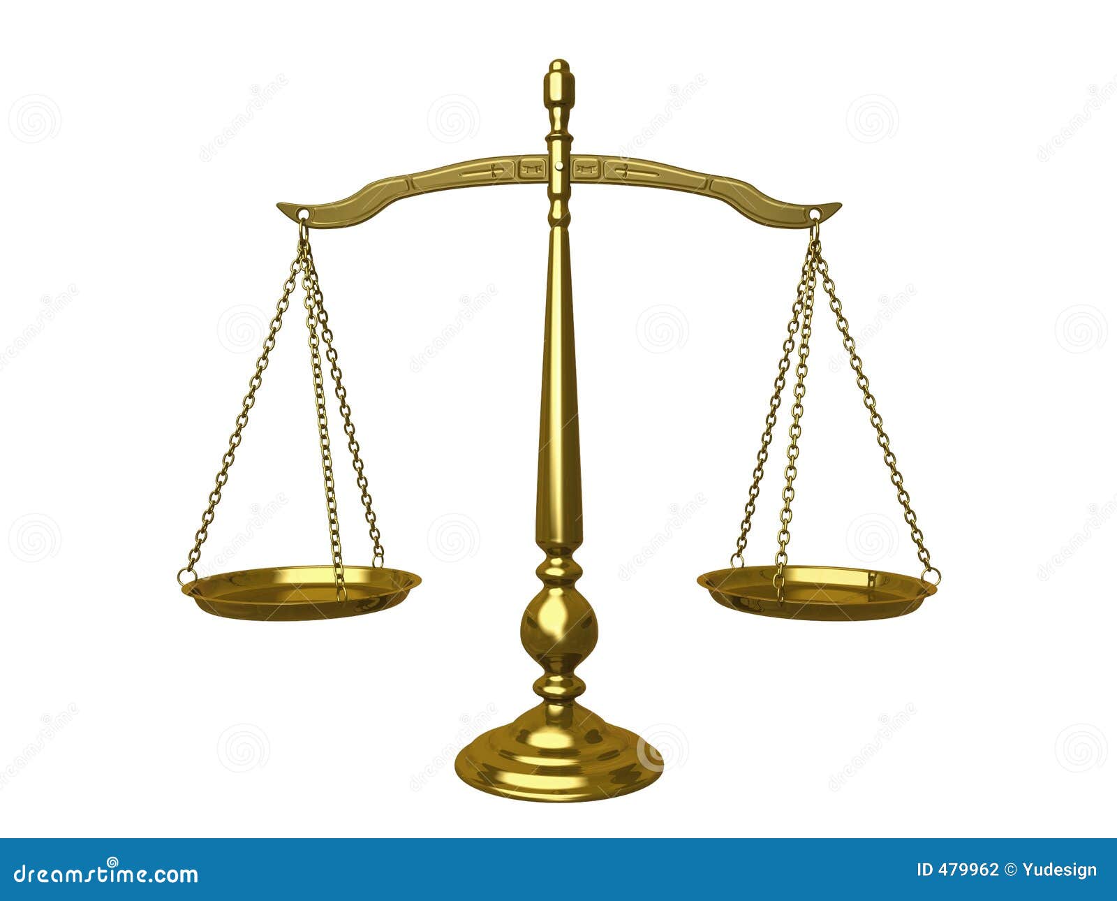 Golden balance stock illustration. Illustration of judgements - 479962