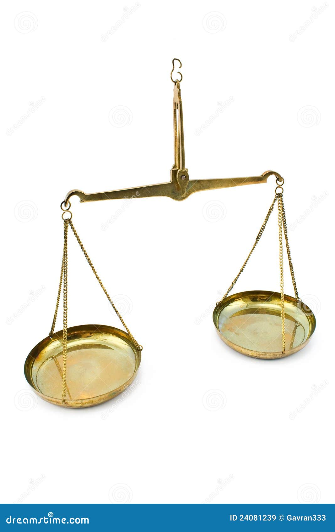 Golden balance scales stock image. Image of golden, chemist - 24081239