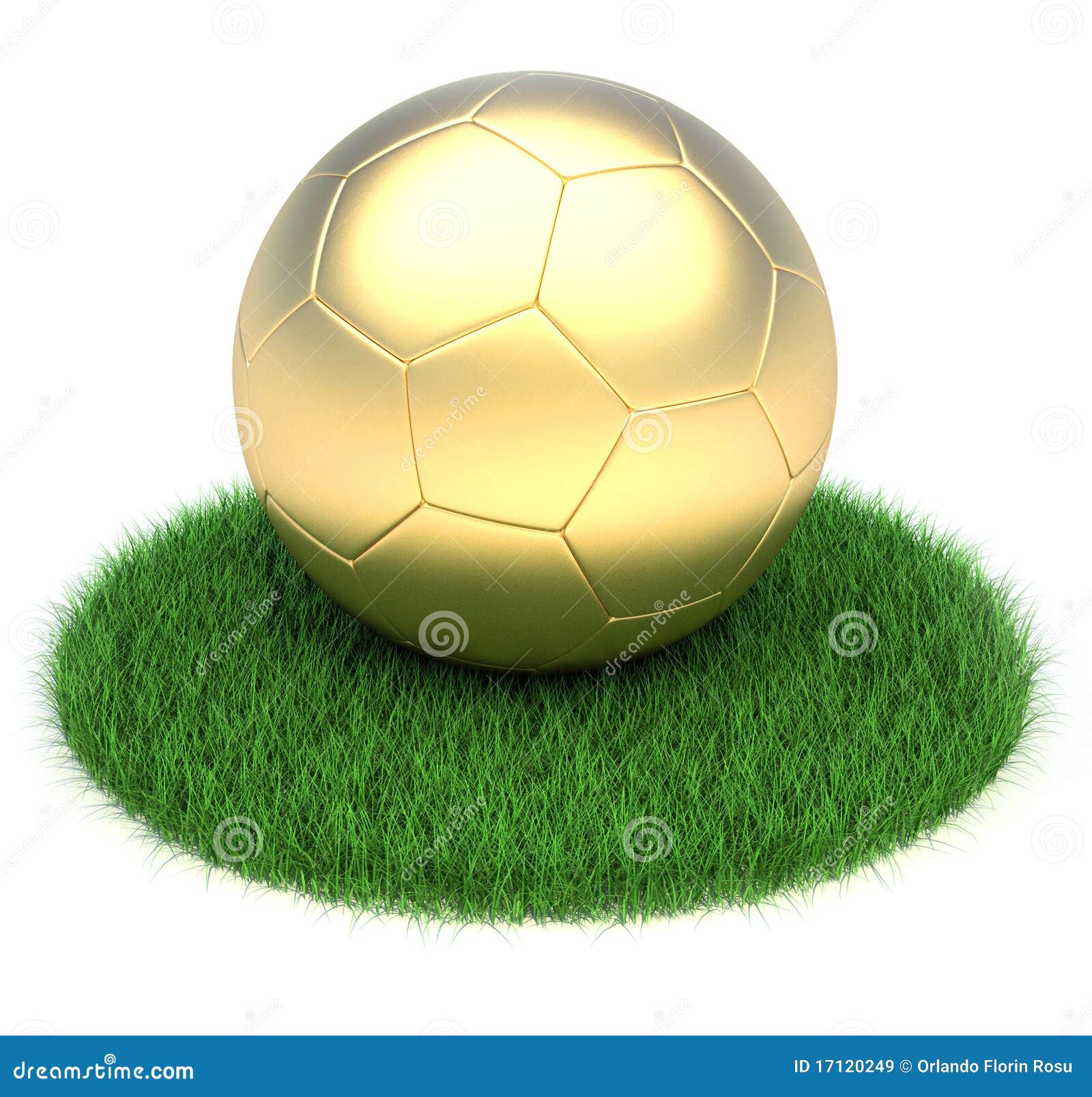 Golden ball stock illustration. Illustration of soccer - 17120249