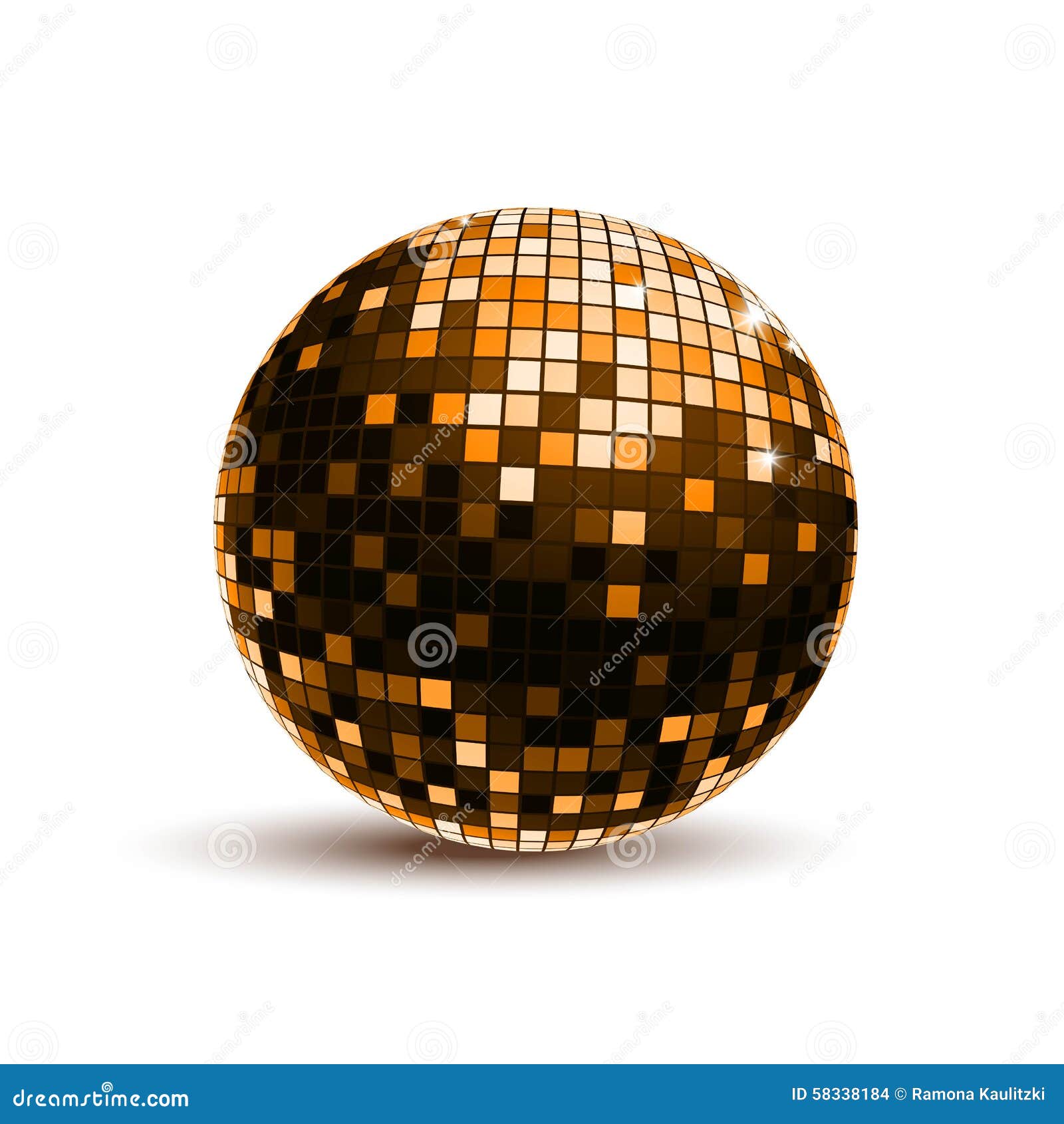 Golden Ball stock illustration. Illustration of gold - 58338184