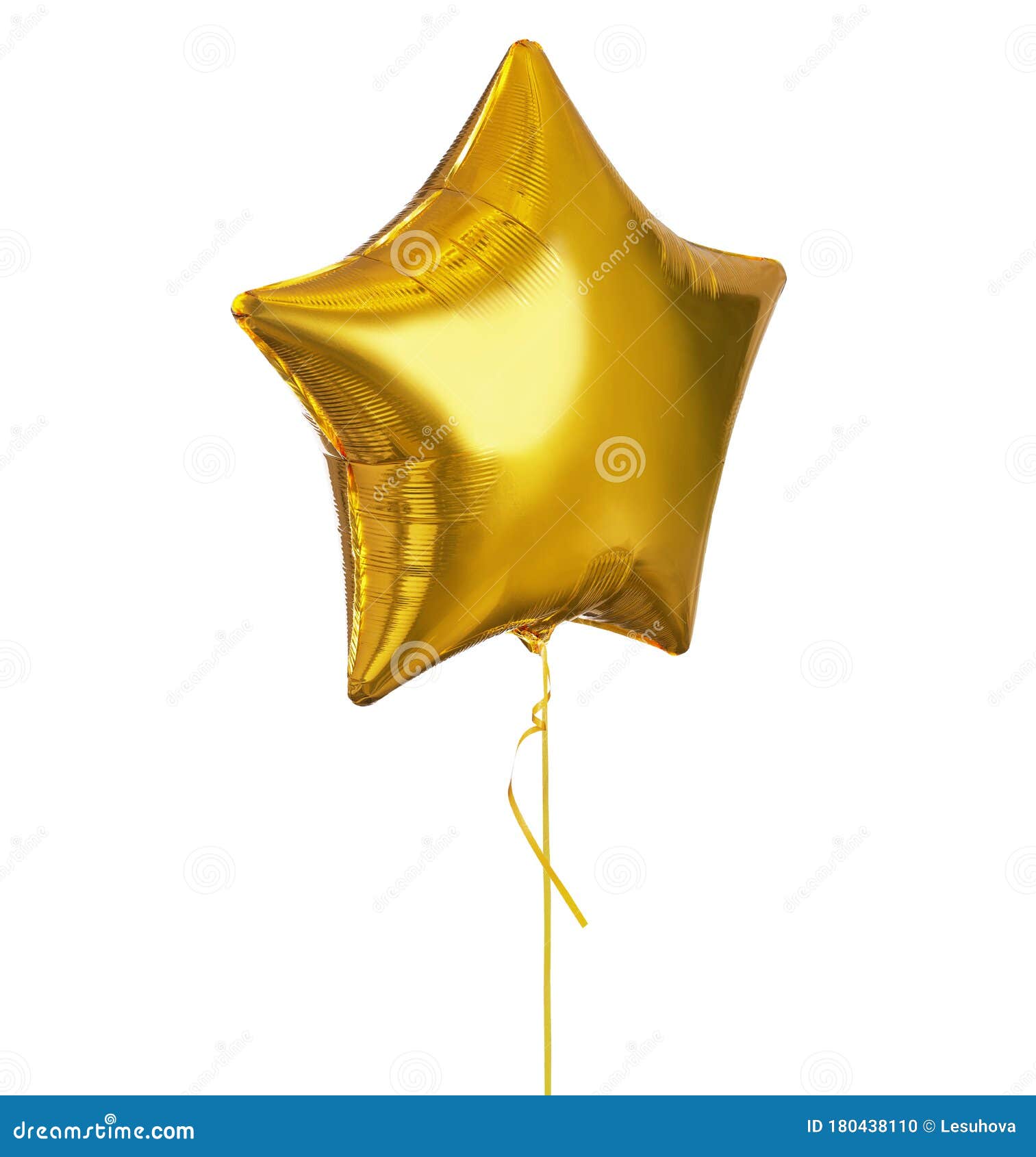 Golden Balloon Star stock photo. Image of background - 180438110