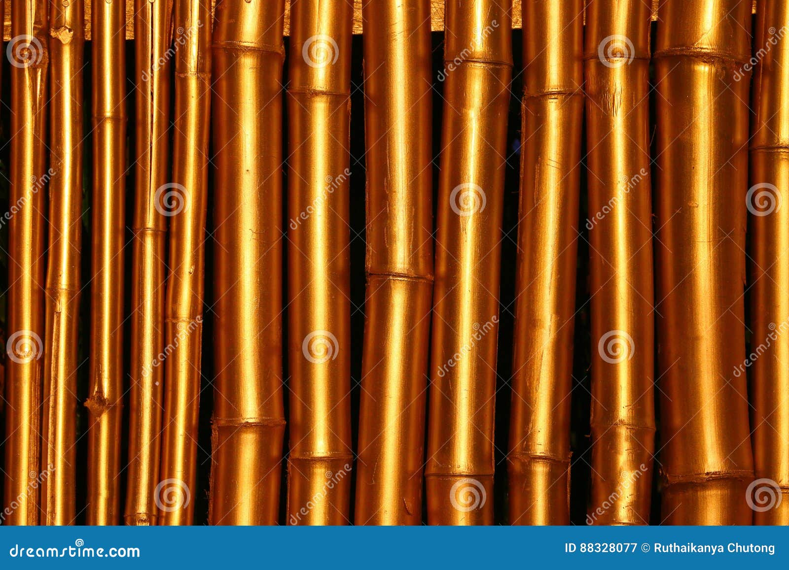 Golden bamboo stock image. Image of pattern, decoration - 88328077