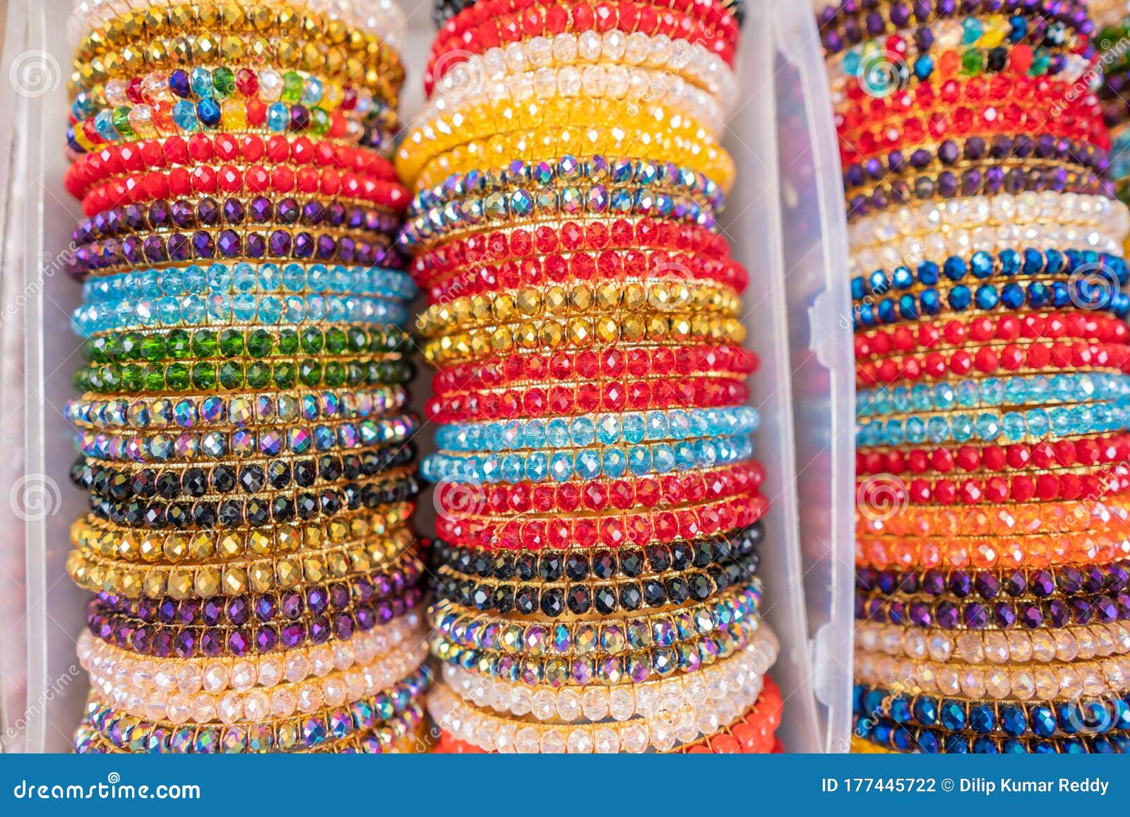 Beautiful Bangles with Different Colors Stock Photo - Image of souk ...
