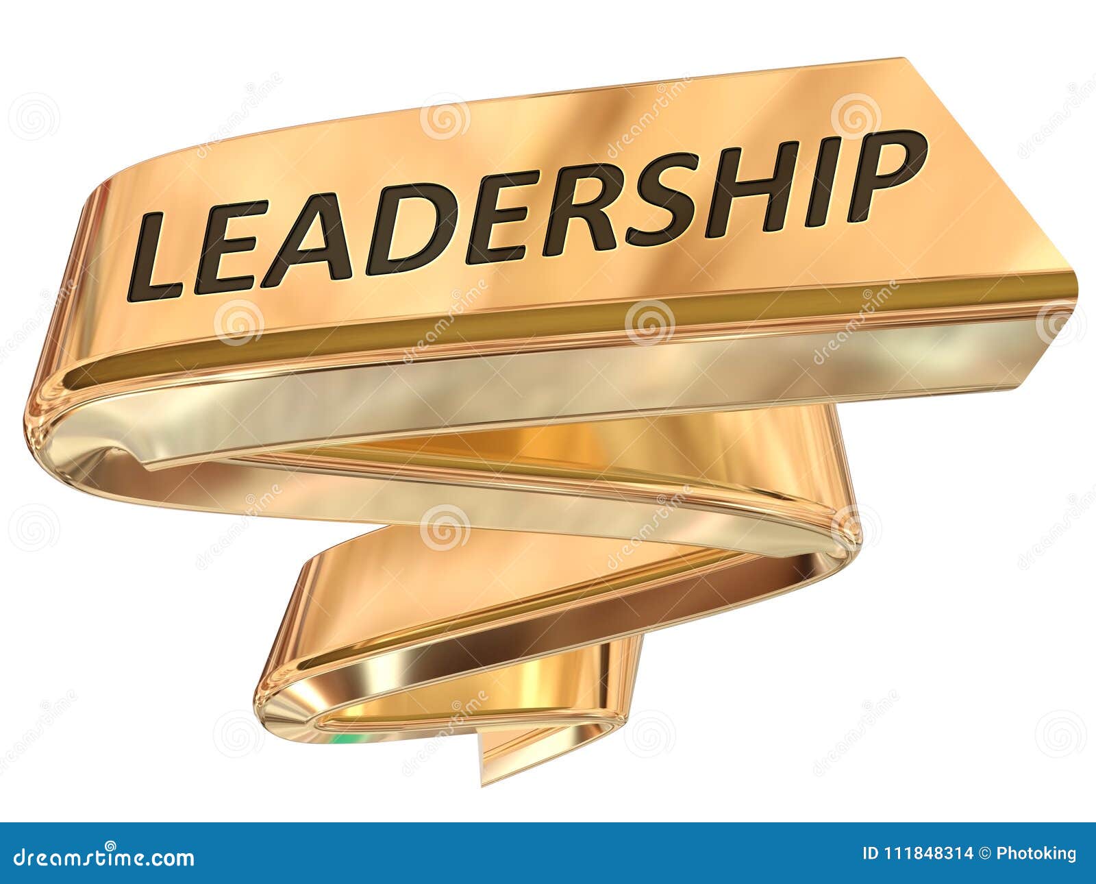 Golden Banner leadership stock illustration. Illustration of concept ...
