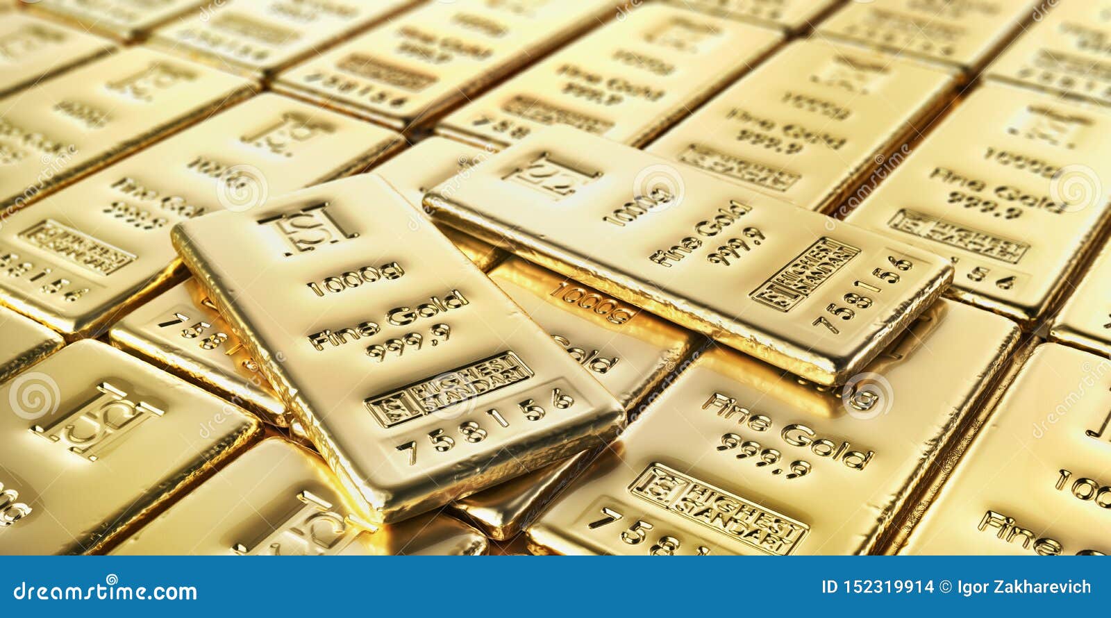 Golden Bars Pyramid Royalty-Free Stock Photography | CartoonDealer.com ...