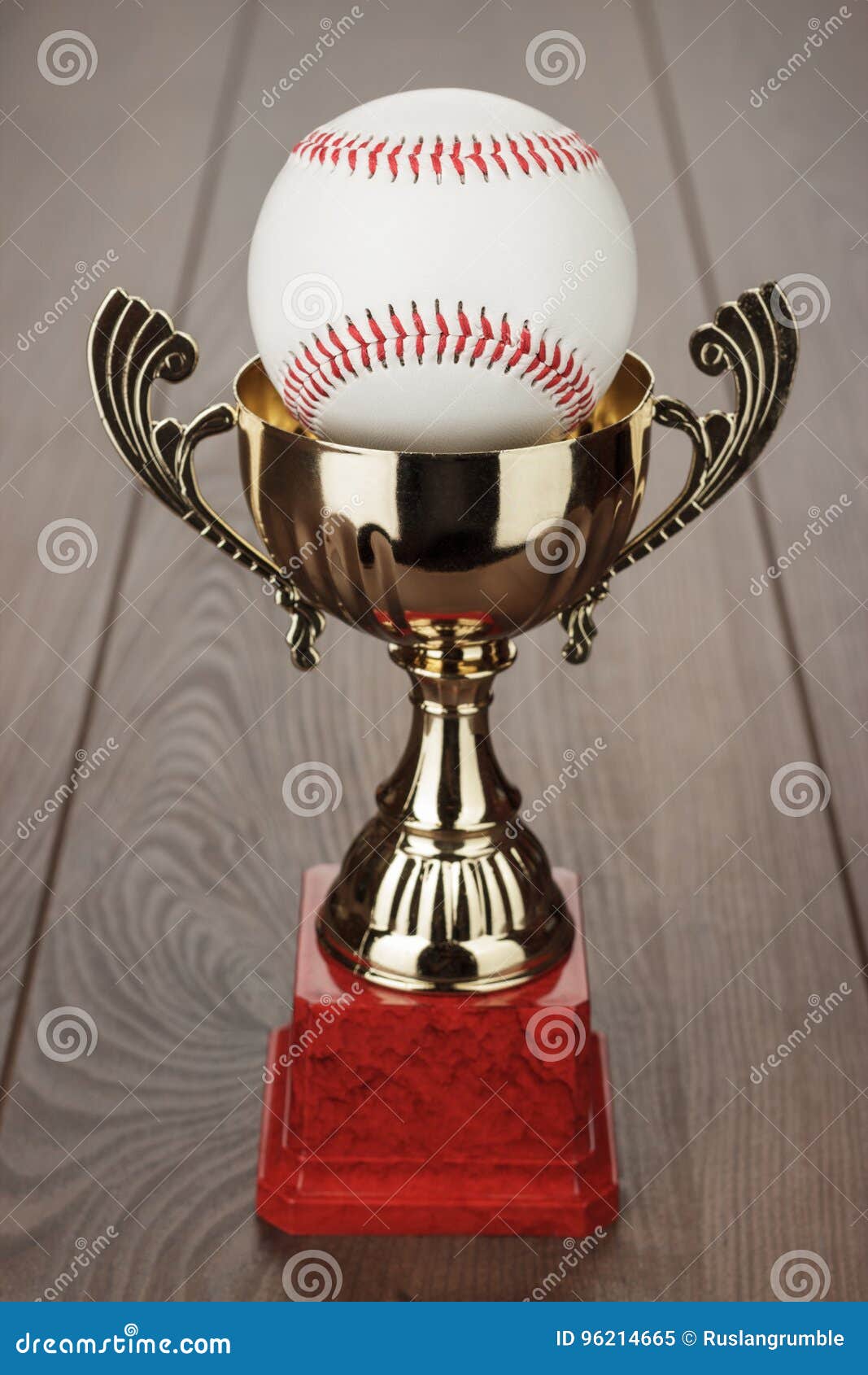 Golden baseball trophy cup stock image. Image of closeup - 96214665