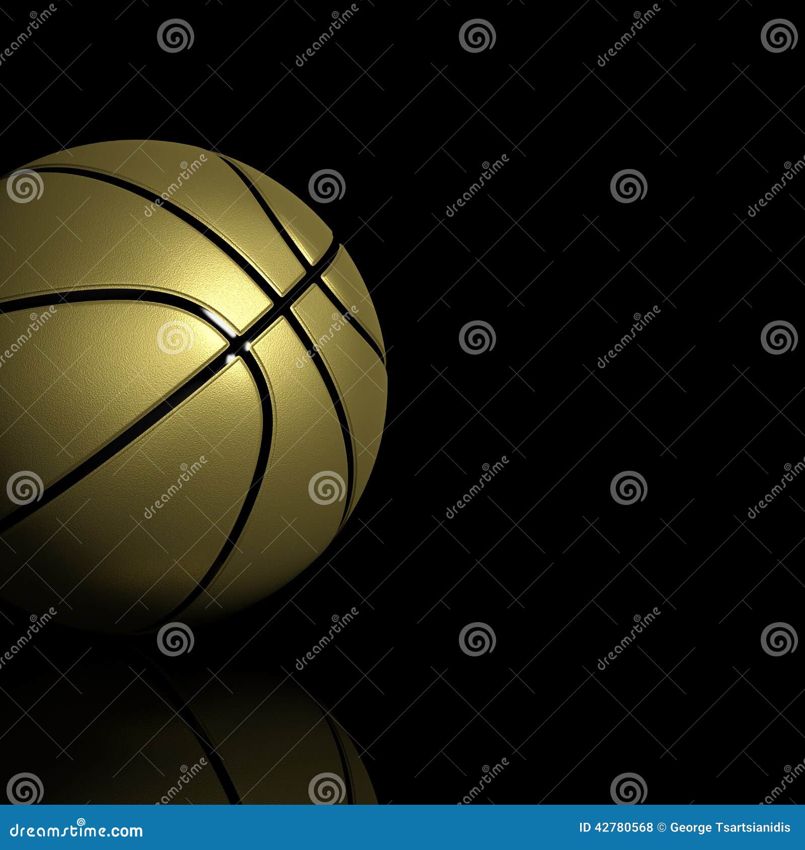 Golden basketball stock illustration. Illustration of tournament - 42780568