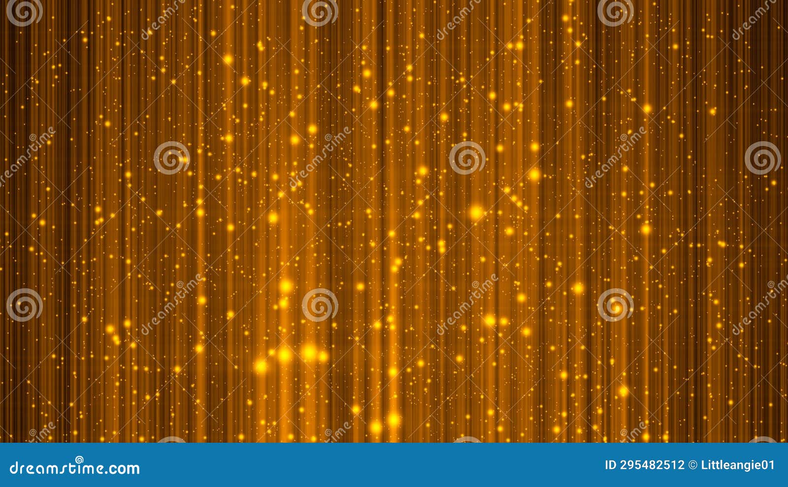 Golden Beams of Star Light Sparkles Stock Illustration - Illustration ...