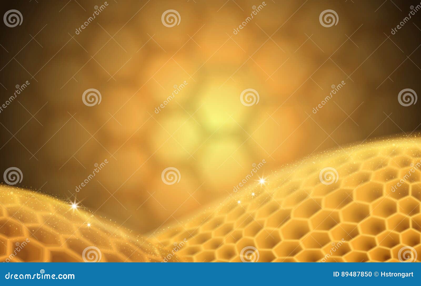 Beehive Background Vector Illustration | CartoonDealer.com #7857146