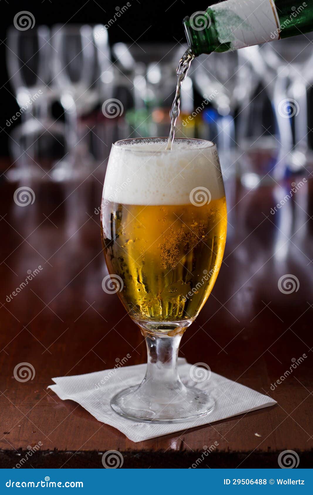 Golden beer stock photo. Image of field, drink, glass - 29506488