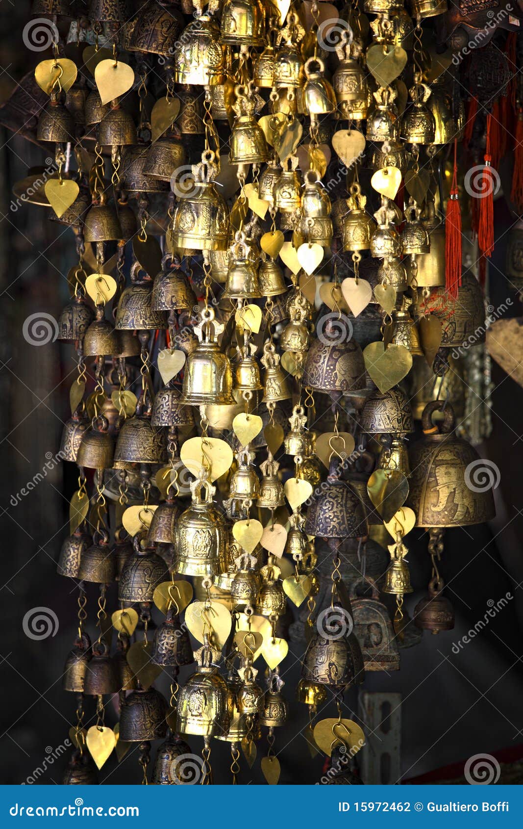 Golden bell stock photo. Image of brass, rusty, gold - 15972462