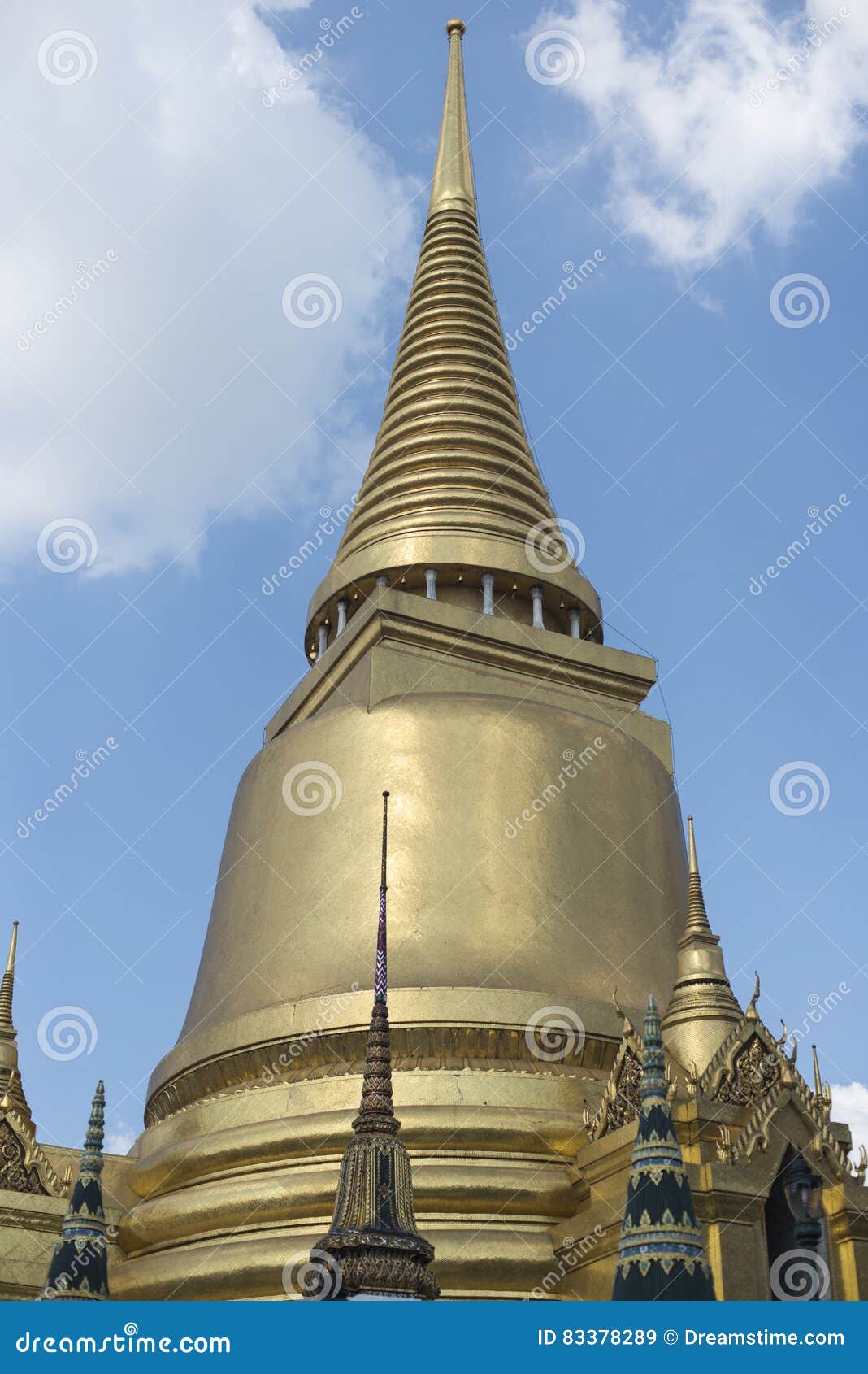 The Golden Bell Temple stock image. Image of golden, point - 83378289