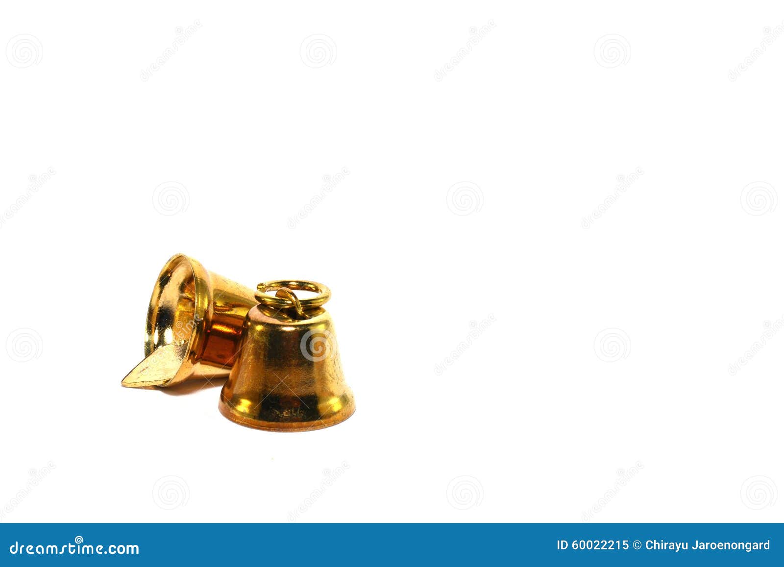 Golden bells isolated stock image. Image of ringing, season - 60022215