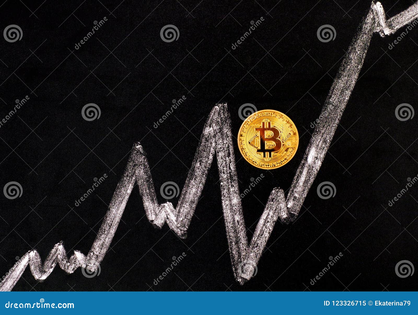 Golden Bitcoin Virtual Coin on Black Board with Chalk Drawing Gr Stock ... Golden Bitcoin Virtual Coin on Black Board with Chalk Drawing Gr Stock ...